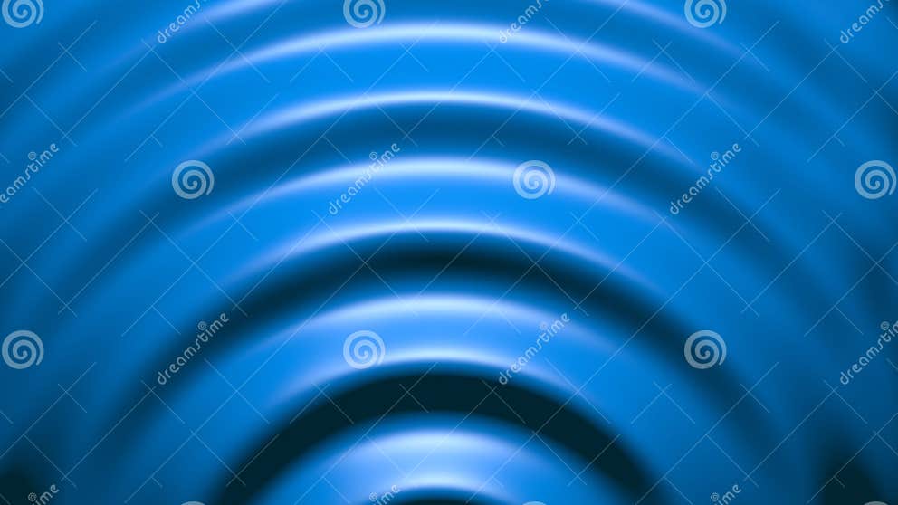 Blue 3D Dynamic Eccentric Abstract Light and Shadow Artistic Wave ...