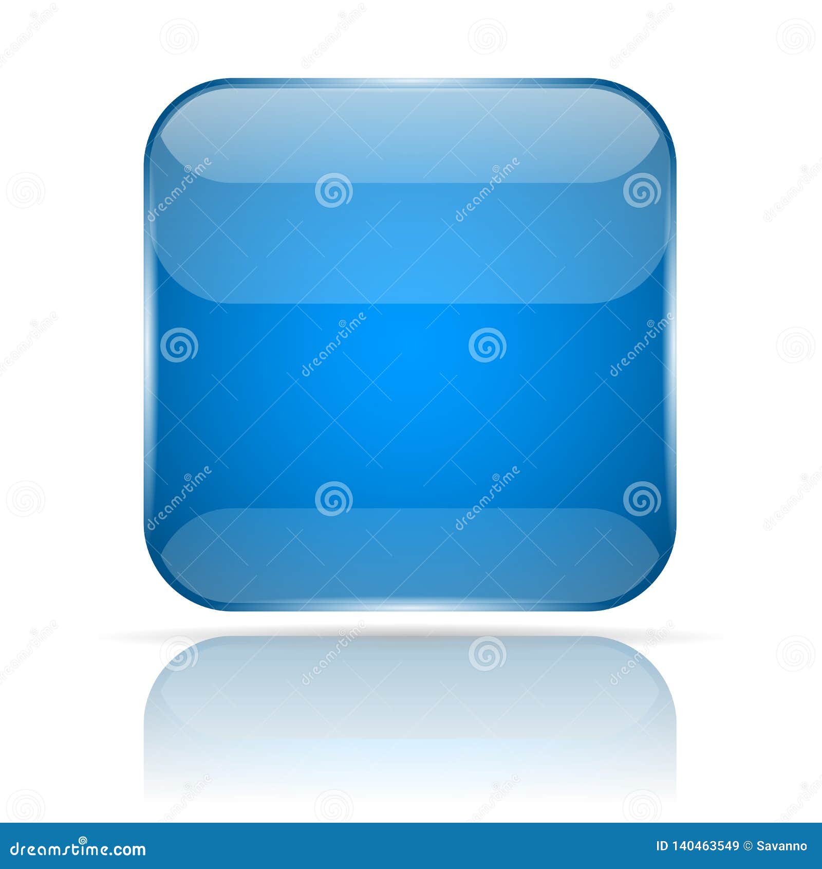 Blue 3d Glass Button. Square Icon Stock Vector - Illustration of ... Blue 3d Glass Button. Square Icon Stock Vector - Illustration of ...