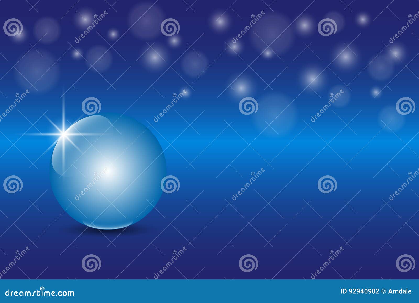 Blue 3D Globe Sphere on an Abstract Technology Blue Background Stock ...