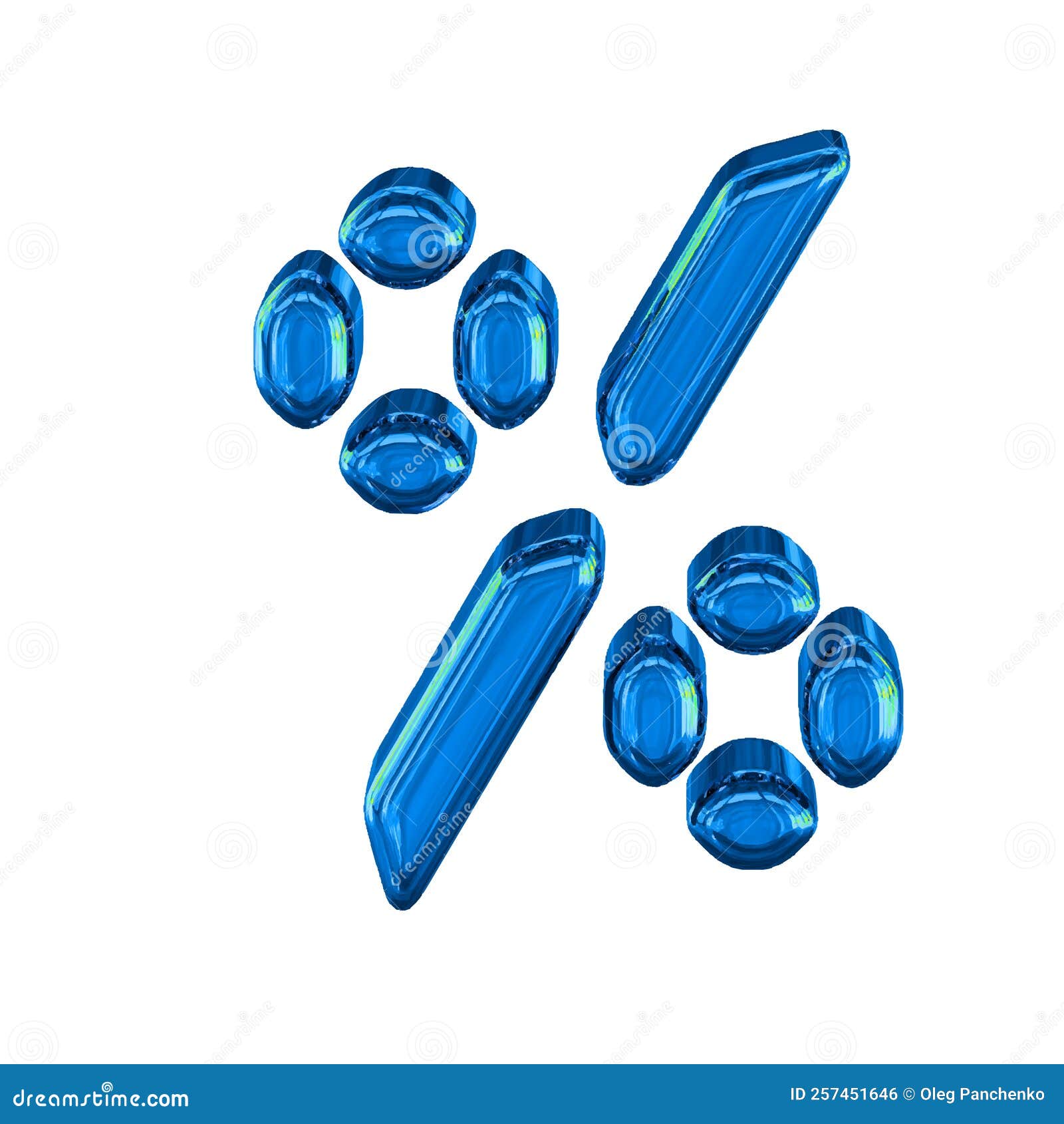 Blue Symbol Made As Digital Text Stock Vector - Illustration of game ...