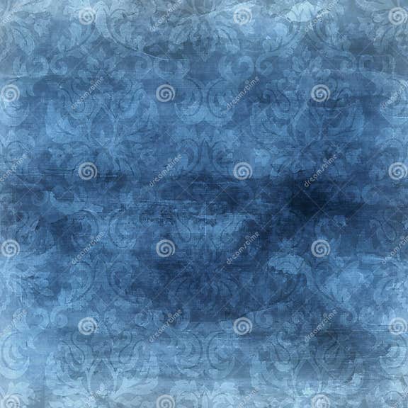 Blue Damask Background stock illustration. Illustration of depth - 6203609