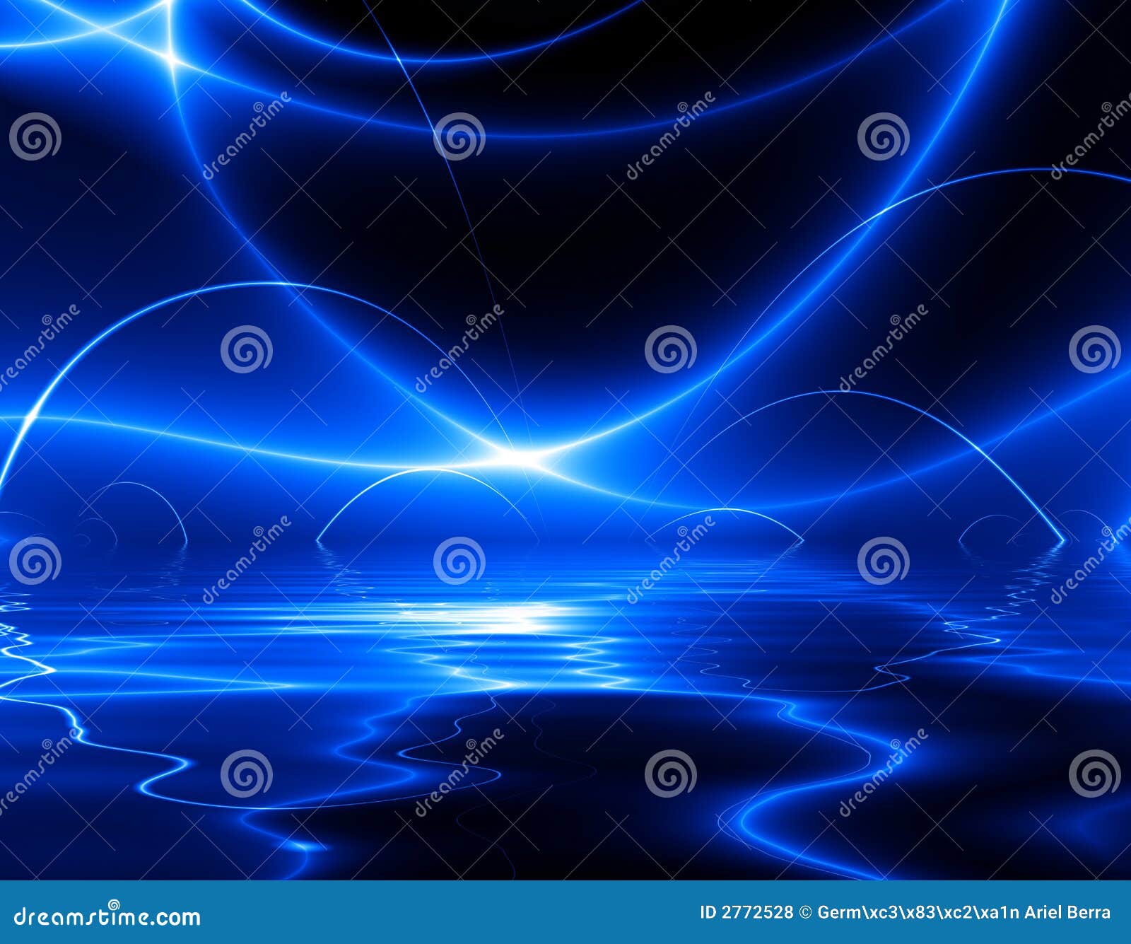 Blue dance lights απεικόνιση αποθεμάτων. εικονογραφία από brigid - 2772528