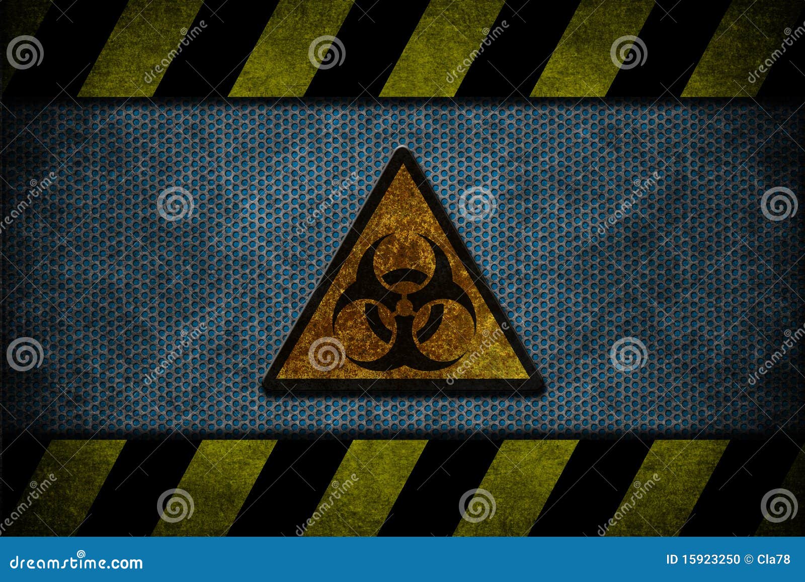 Blue danger stock illustration. Illustration of danger - 15923250