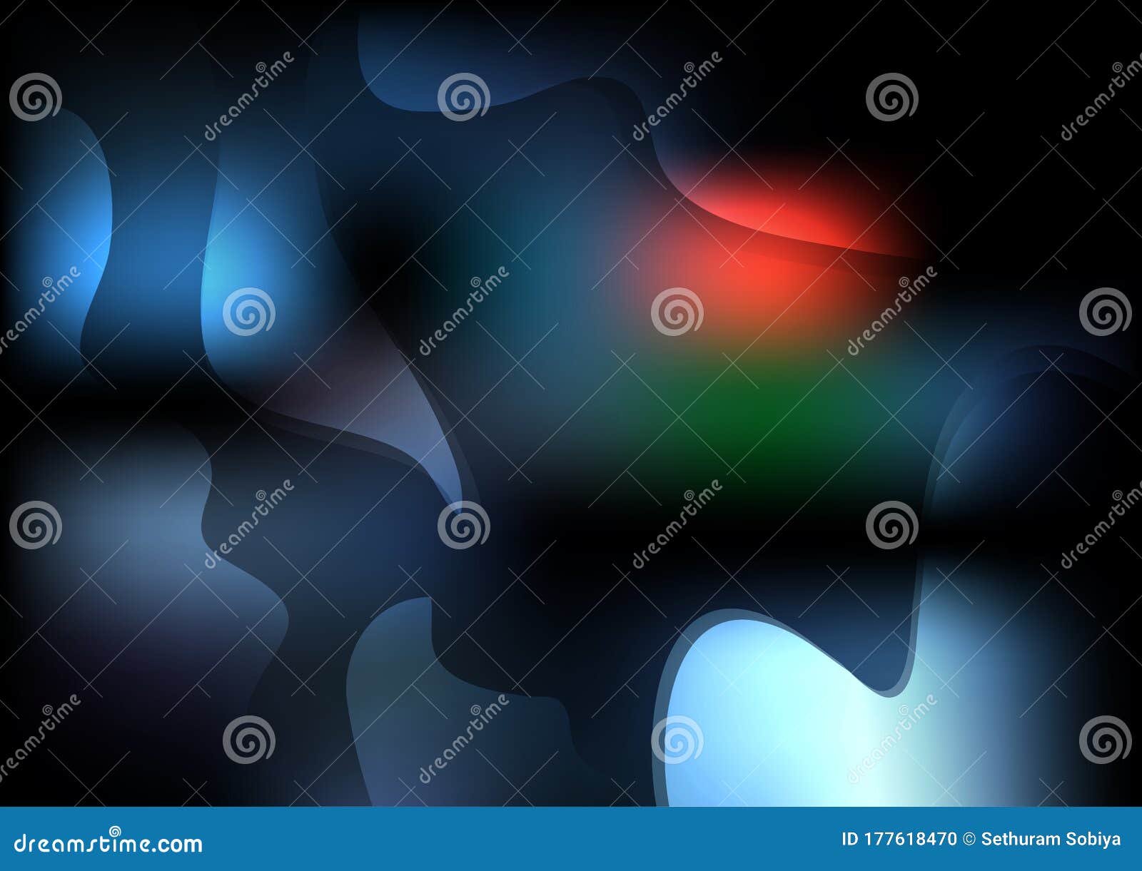 Blue Darkness Element Background Vector Illustration Design Stock ...