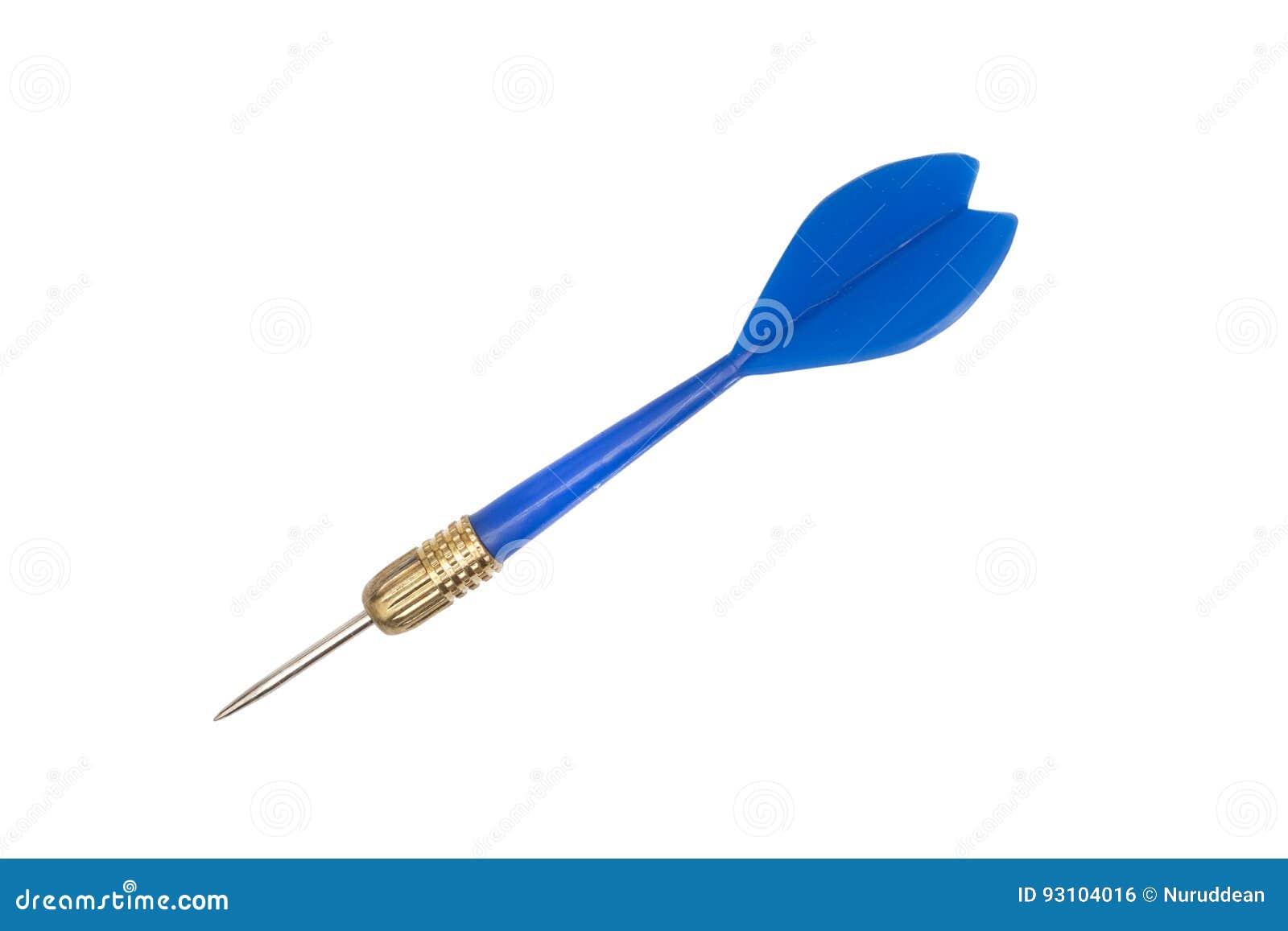Blue Dart Isolated On White Stock Photography | CartoonDealer.com #65962508