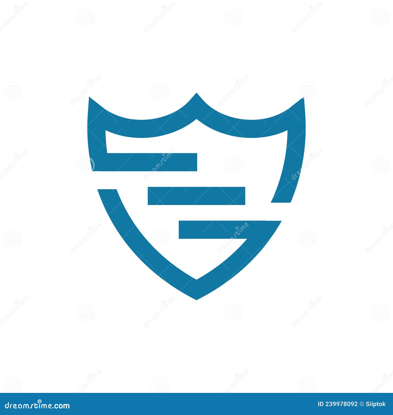 Blue Data Shield Logo Design Stock Vector - Illustration of brand ...