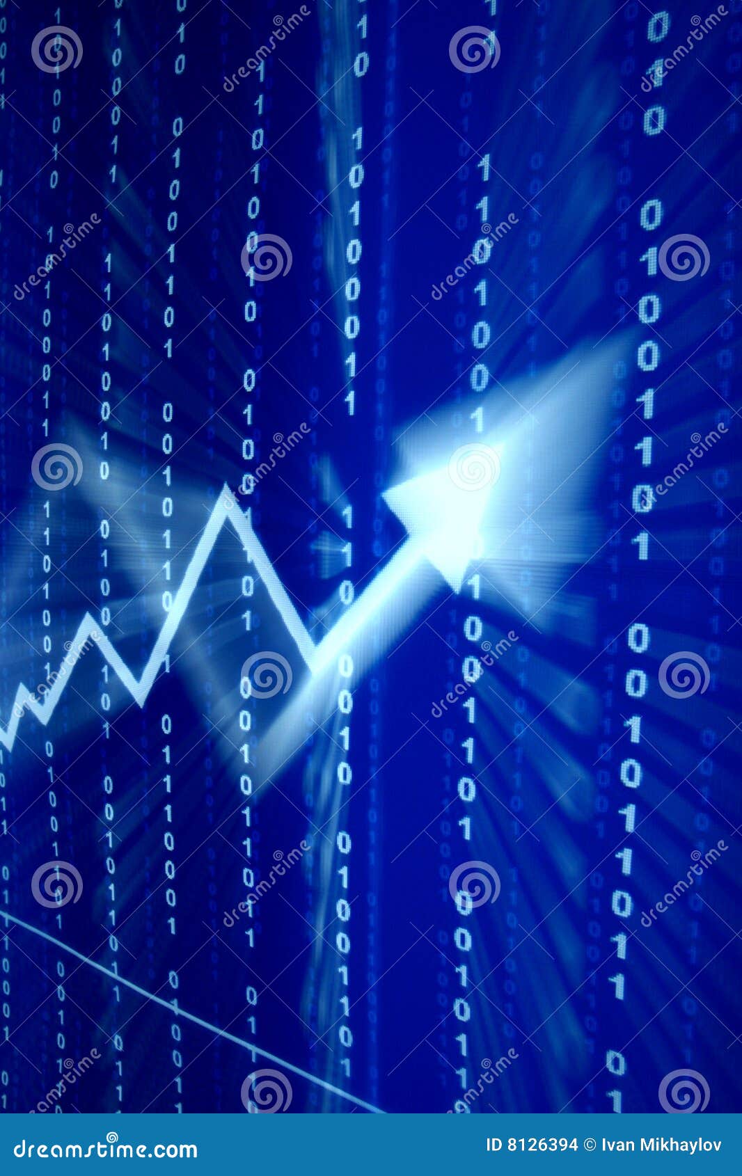 Blue data space stock illustration. Illustration of diagram - 8126394