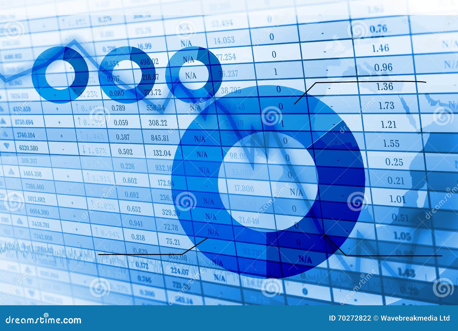Blue data stock illustration. Illustration of banking - 70272822