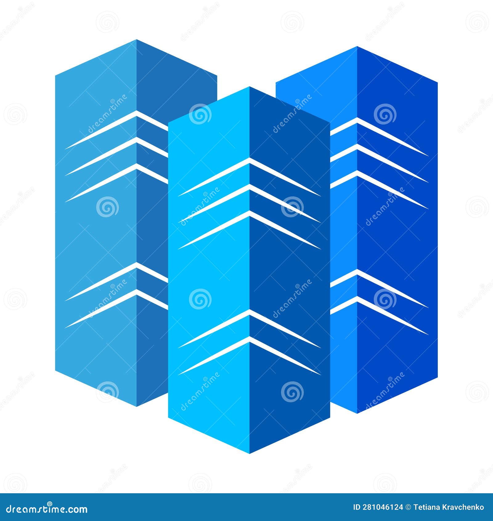 Blue Databank. Server Background. Blue Rack. Vector Illustration. Stock ...