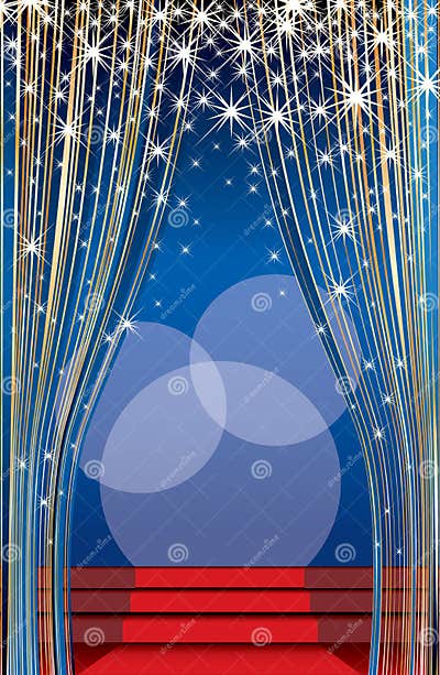 Blue dawn stage stock vector. Illustration of background - 17355234