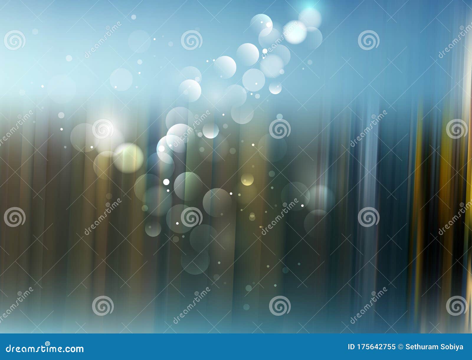 Blue Daytime Decorative Background Vector Illustration Design Stock ...