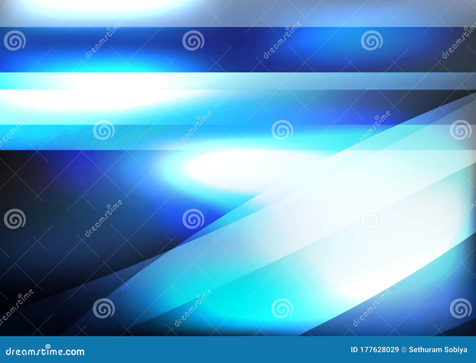 Blue Daytime Modern Background Vector Illustration Design Stock Vector ...