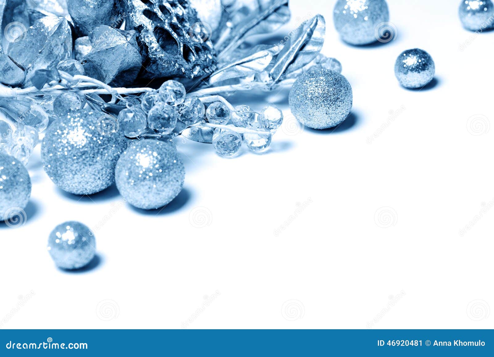 Blue decoration stock image. Image of seasonal, blue - 46920481