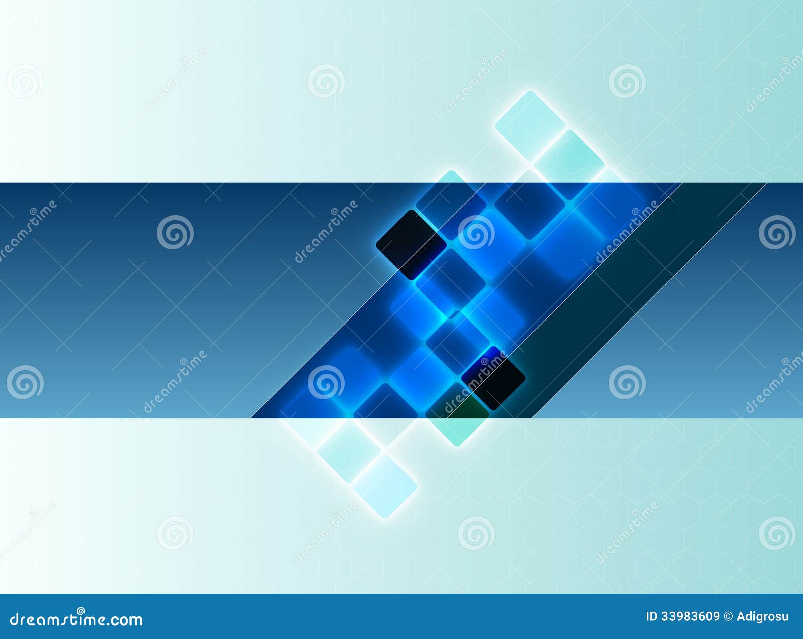Blue decorative background stock illustration. Illustration of bright ...