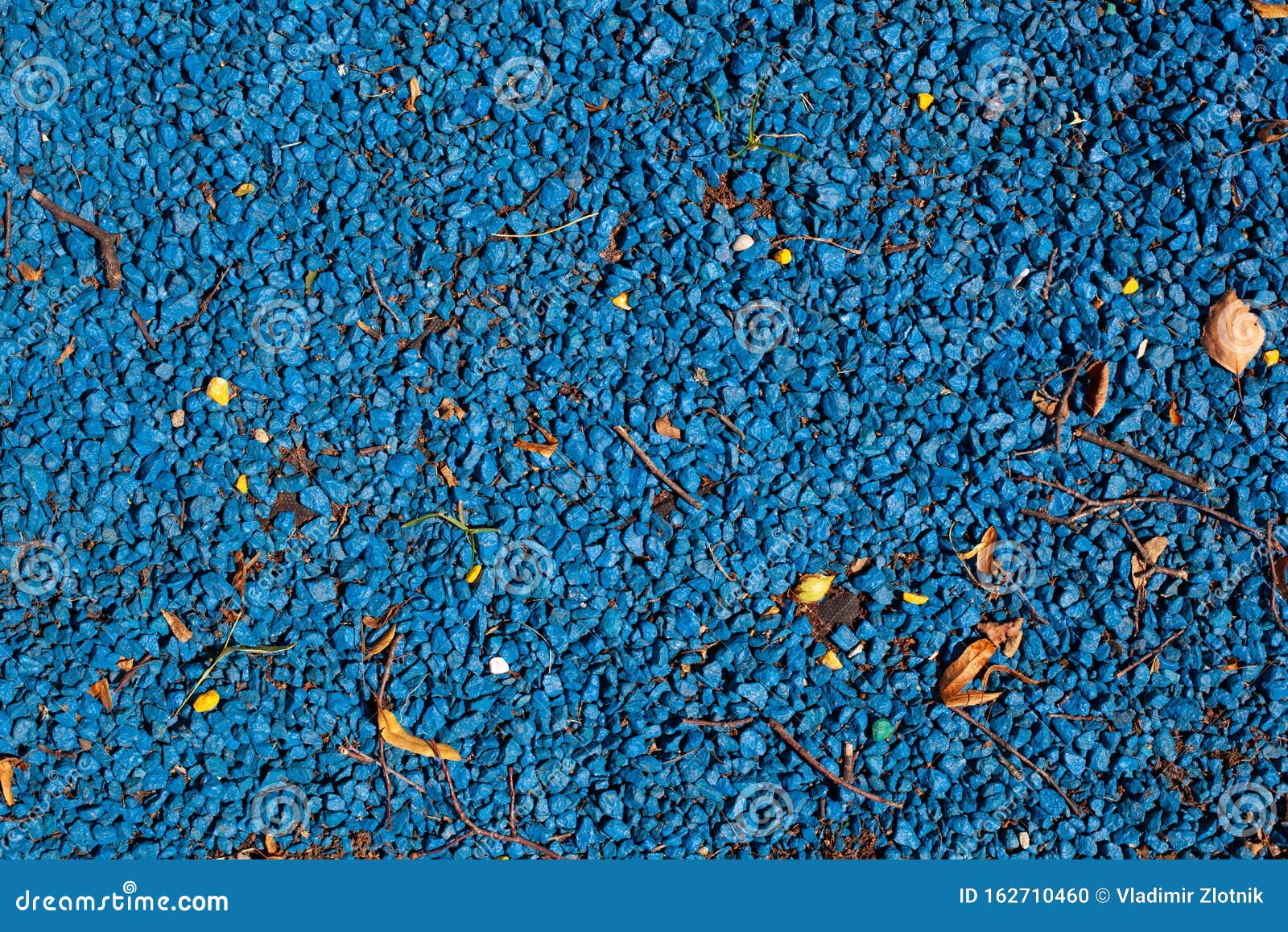 A Lot of Blue Decorative Stones Stock Photo - Image of construction ...