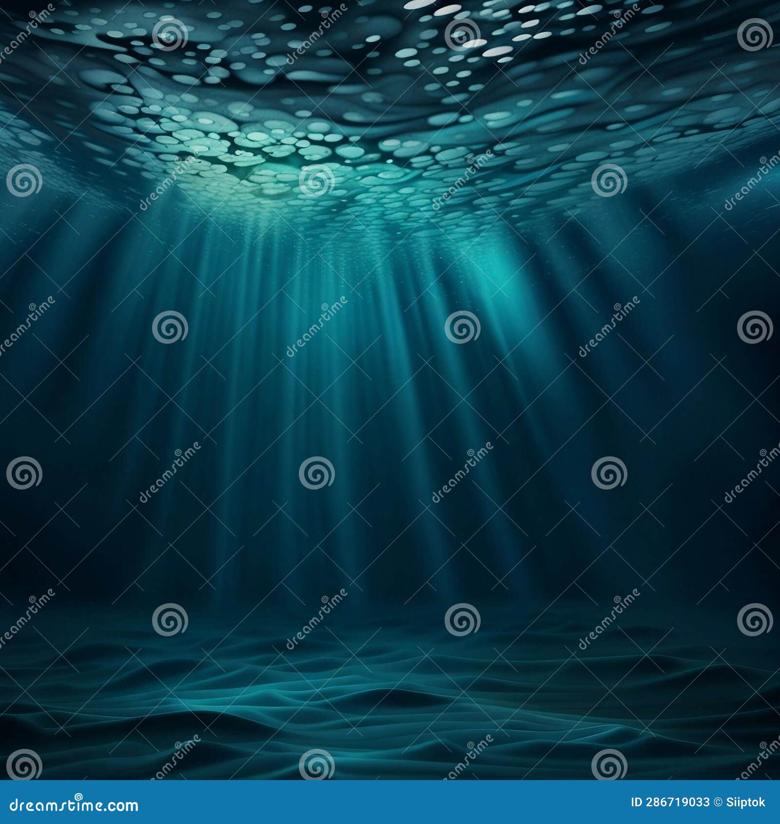 Blue Deep Sea Nuance Background Illustration Stock Illustration ...