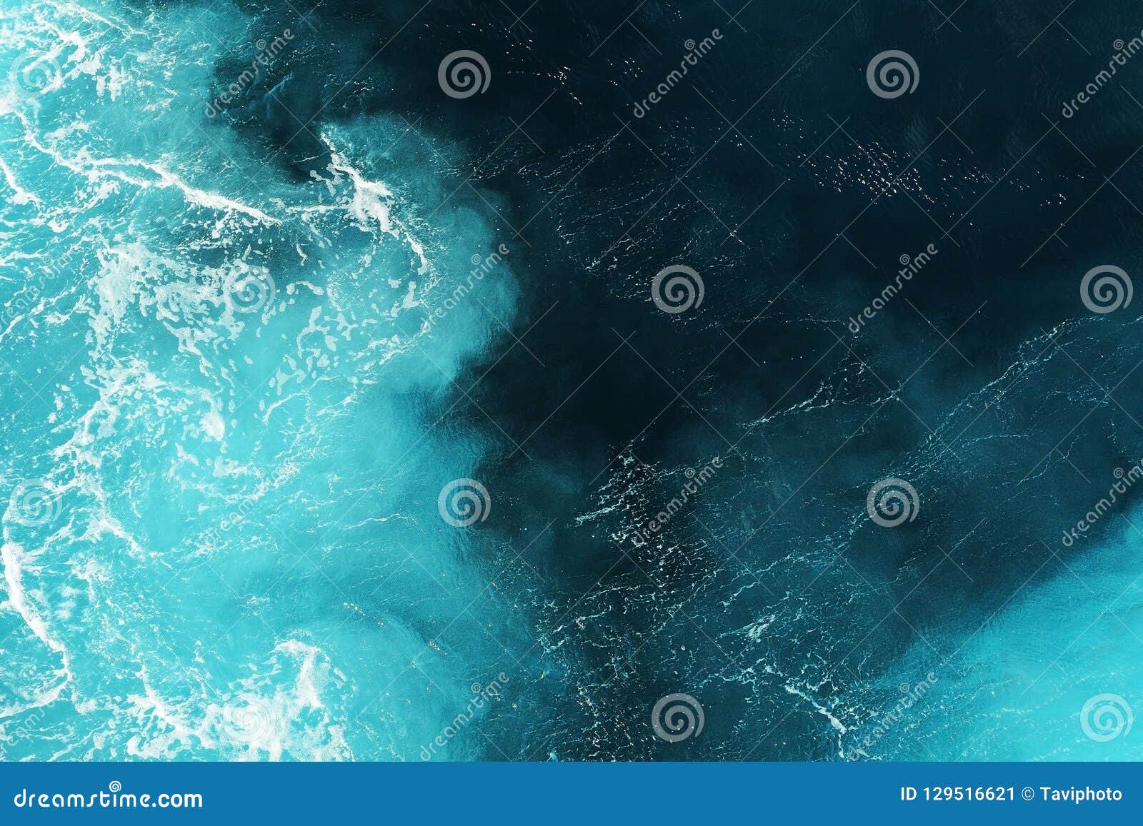 Blue deep sea water stock image. Image of color, splash - 129516621