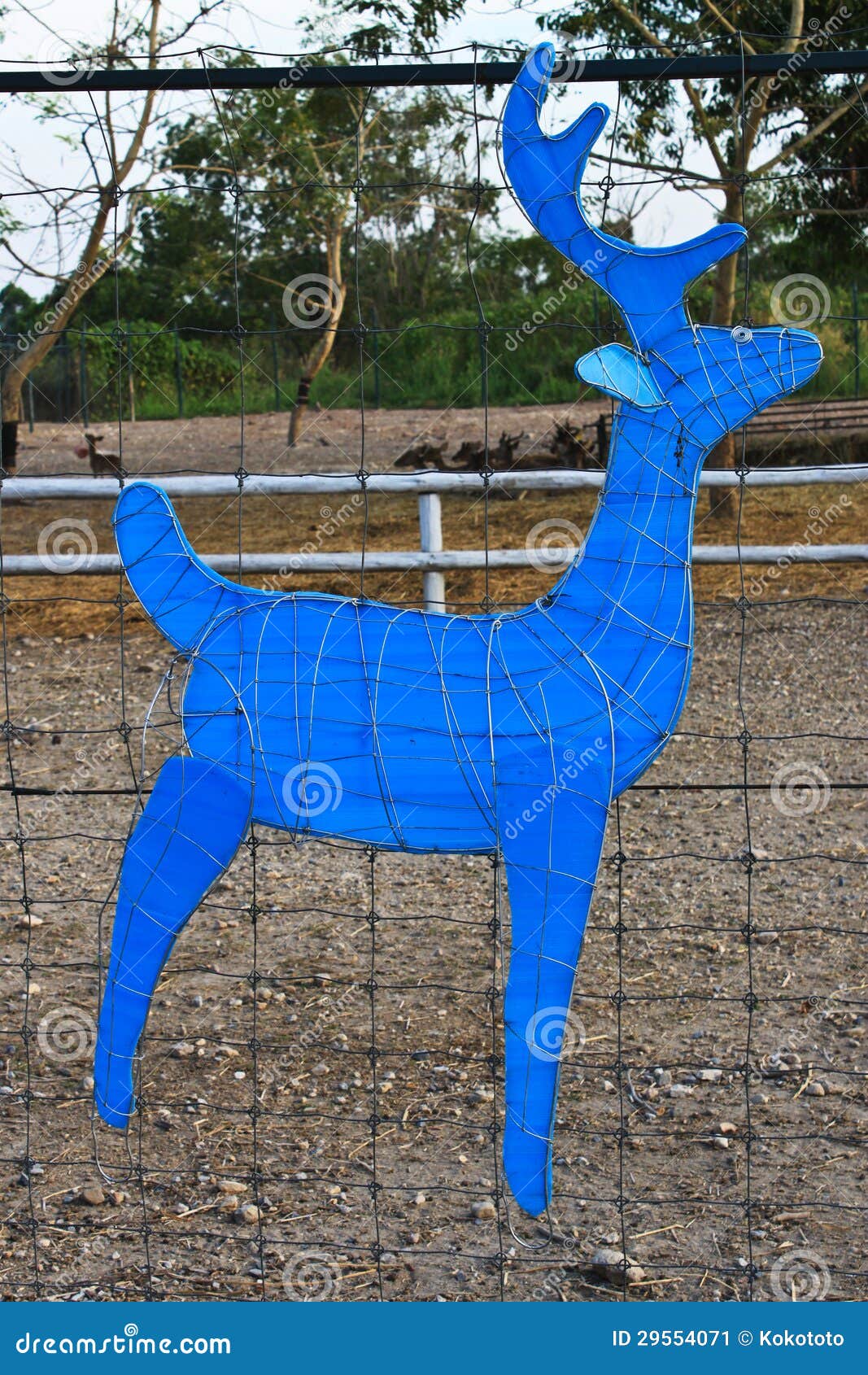 Blue deer stock image. Image of animal, deer, nature - 29554071