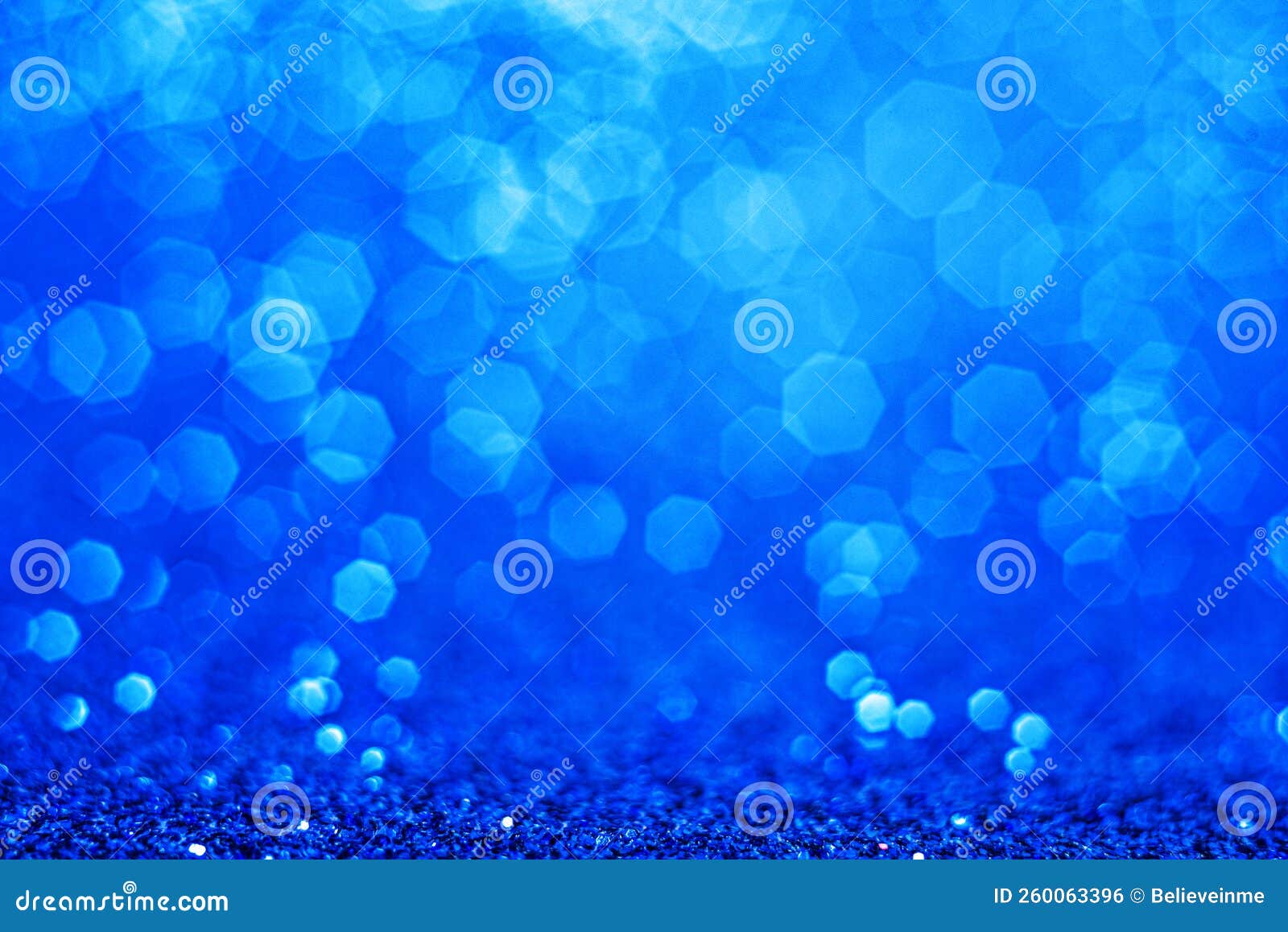 Blue Defocused Glitter Background. Stock Photo - Image of delight ...