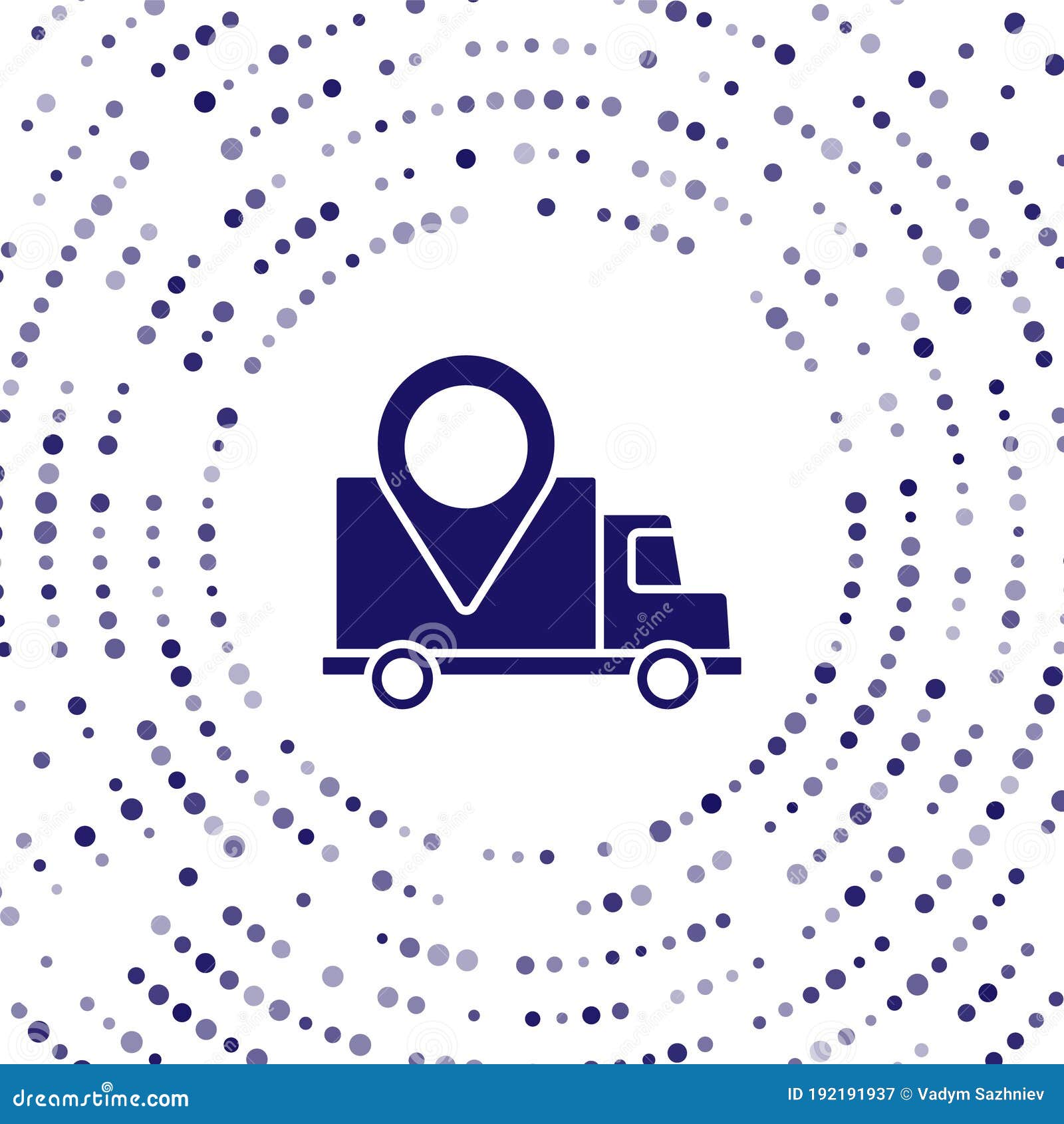 Blue Delivery Logos Collection, Set Of Emblems, Symbols And Icons. Fast ...