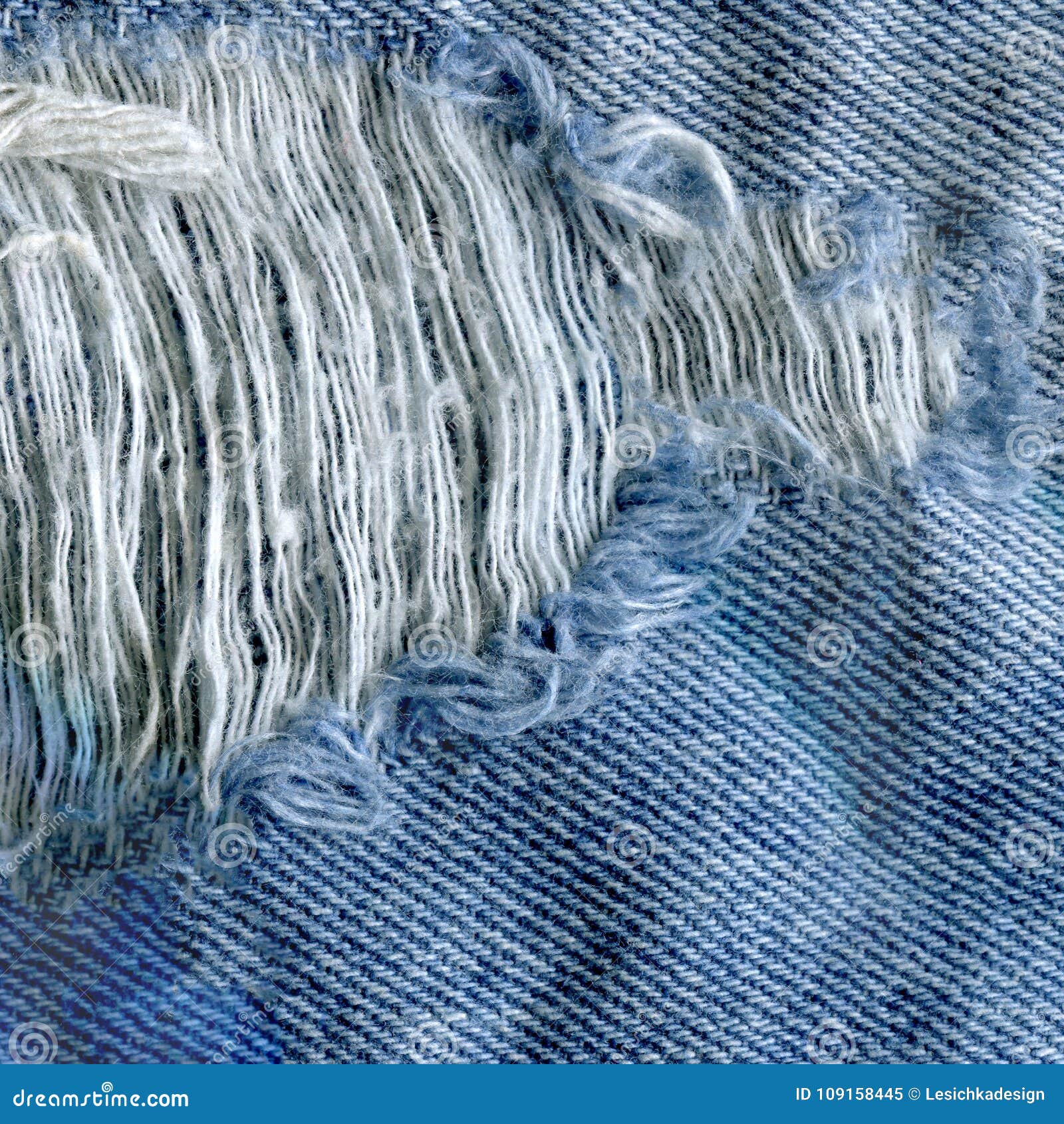 Blue Denim Jean Texture Background. Jeans Torn Fabric Texture Stock ...