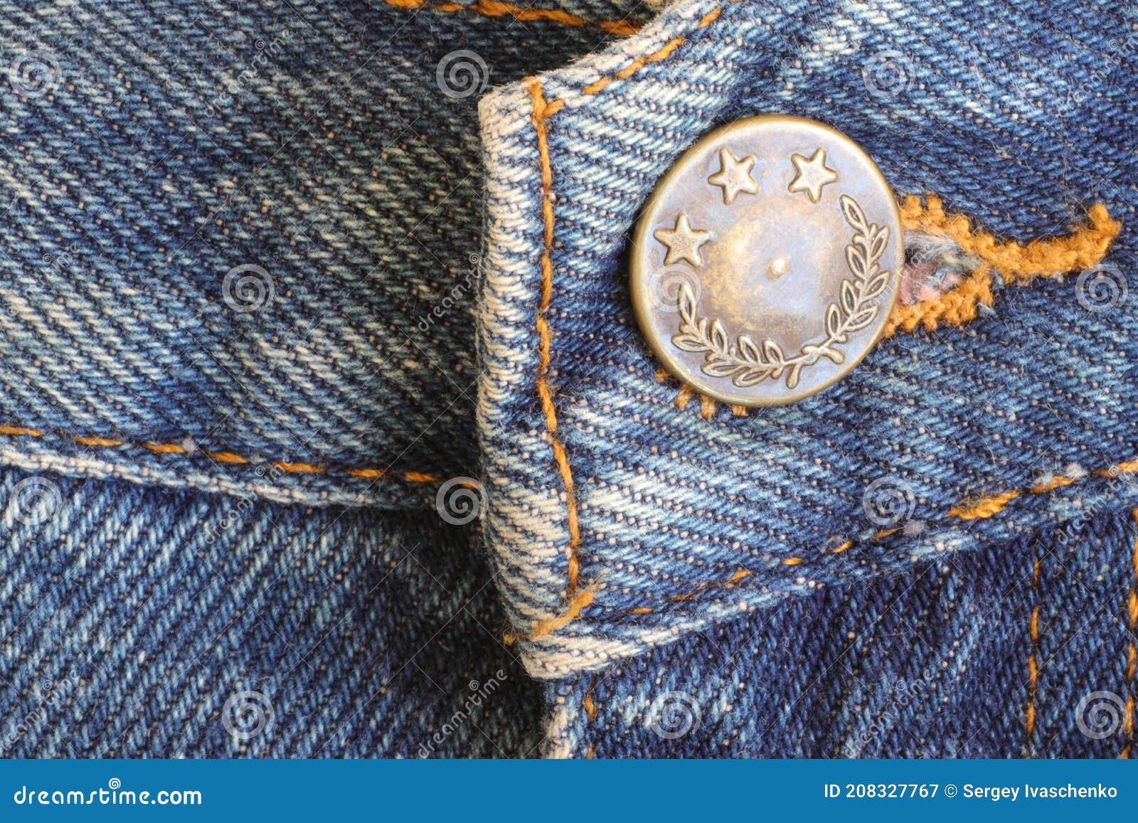 The Texture of the Fabric with a Button for Clothes. Stock Image ...