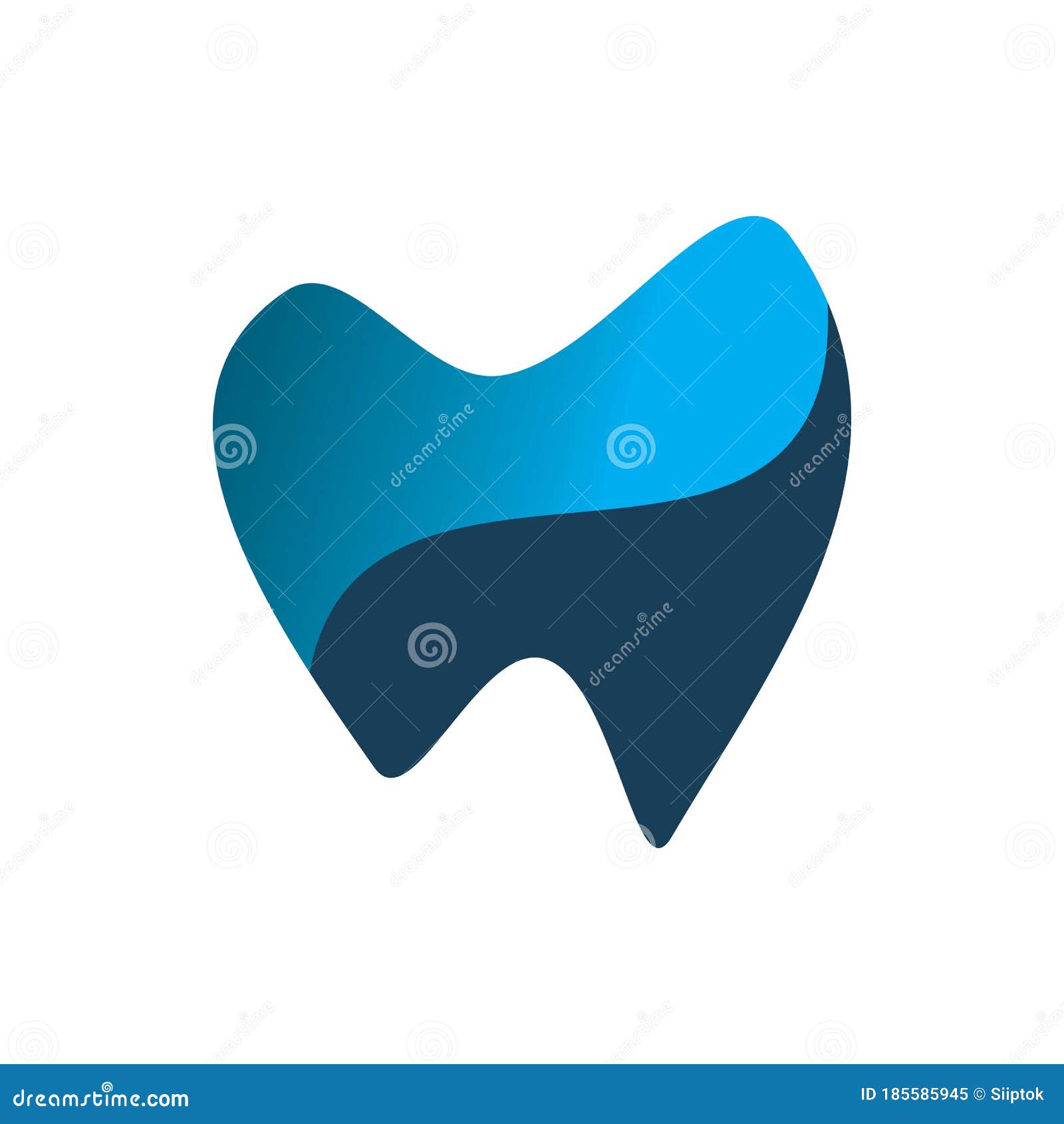 Blue Dentist Tooth Star Blink Logo Design Vector Illustration ...