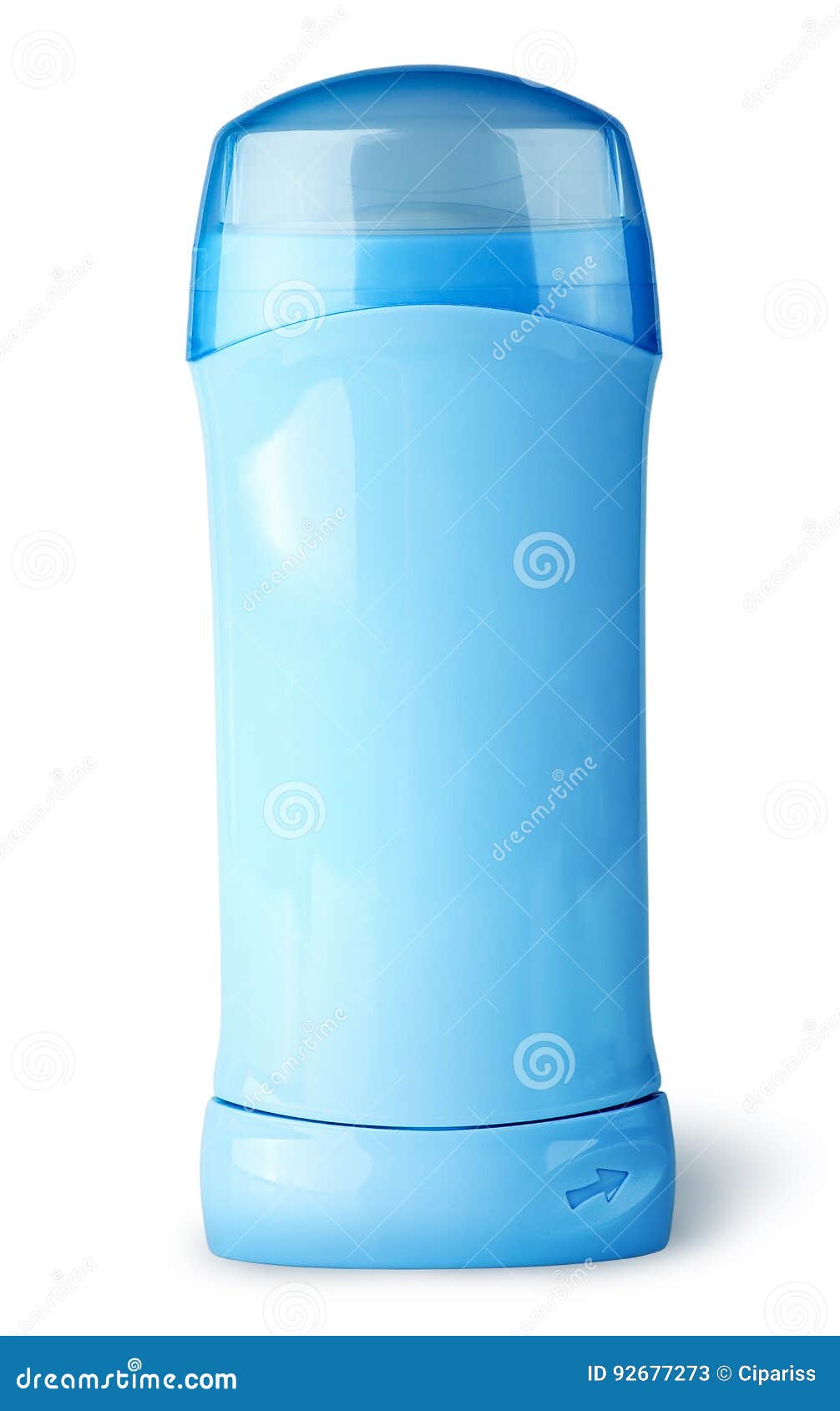 Blue Deodorant Container with Cap Stock Image - Image of lotion ...