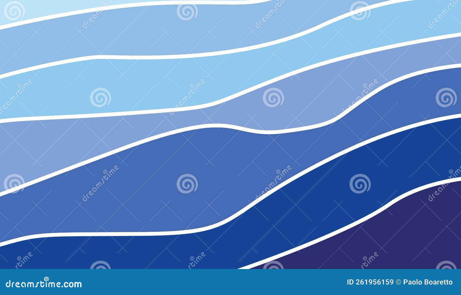 Blue Depth Abstract Background Stock Illustration - Illustration of ...