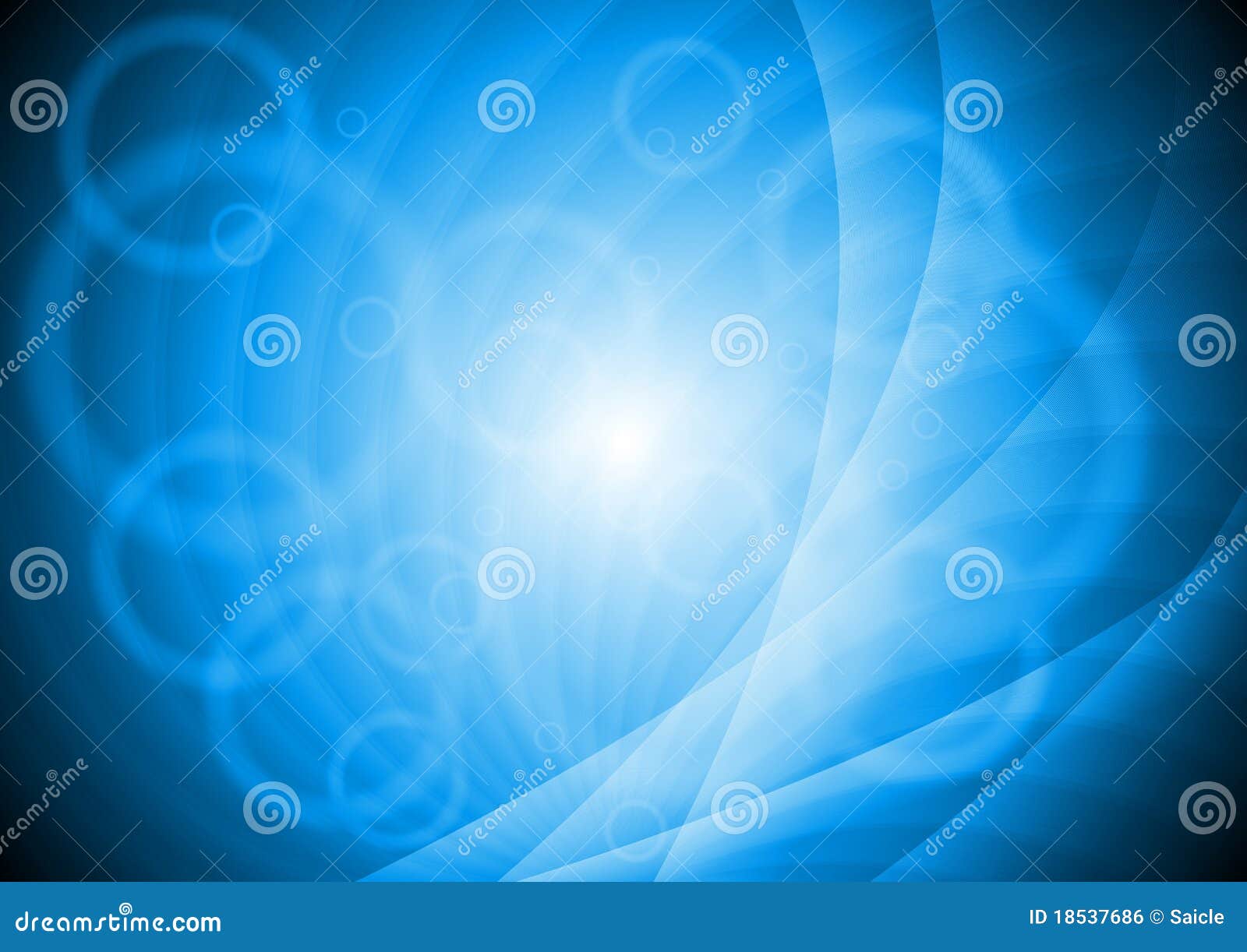 Blue design stock vector. Illustration of bright, abstraction - 18537686