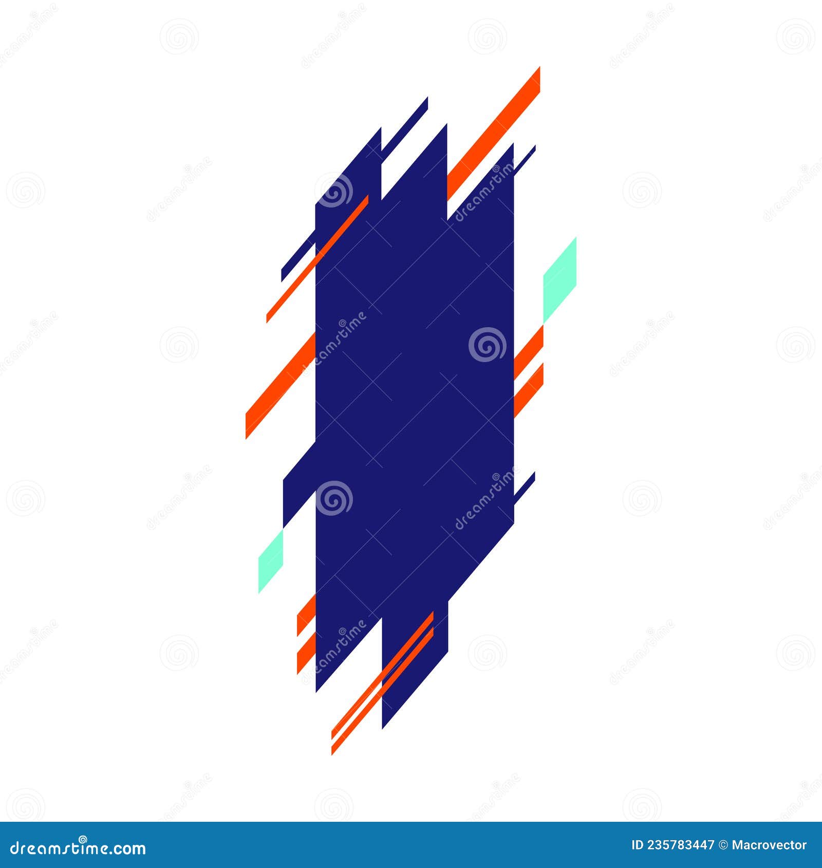 Blue Design Element Composition Stock Vector - Illustration of diagonal ...