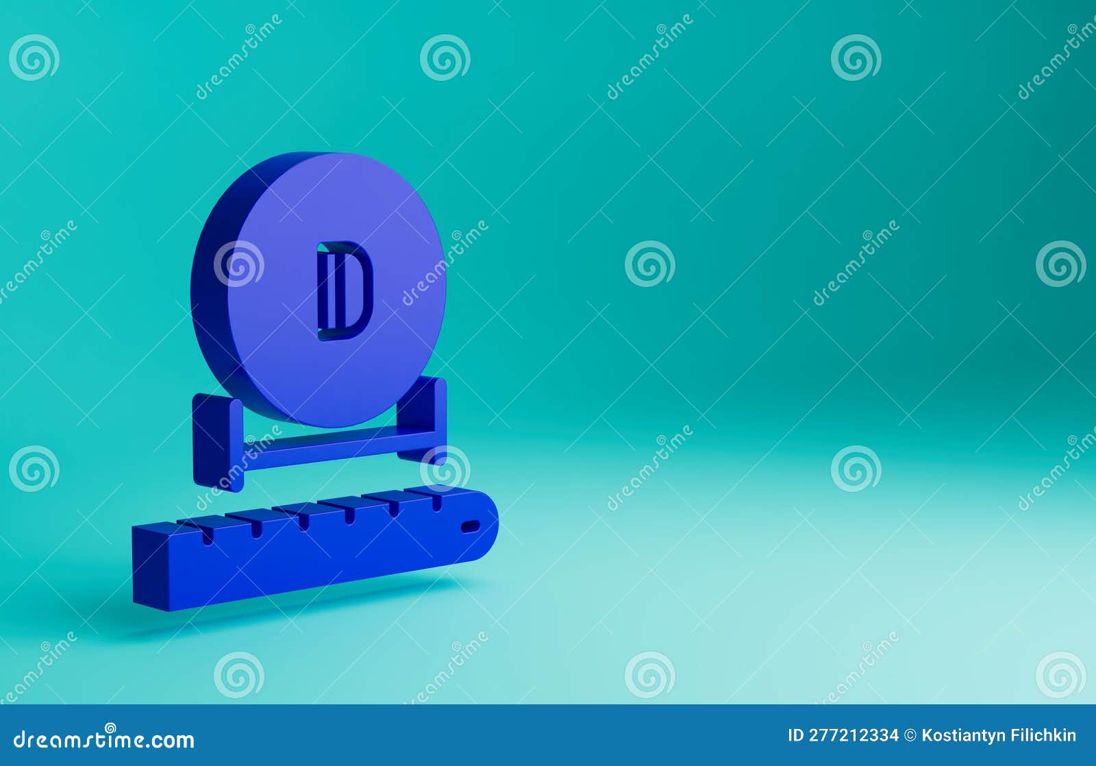 Diameter Icon On White Background. Circle Diameter Sign. Flat Style ...