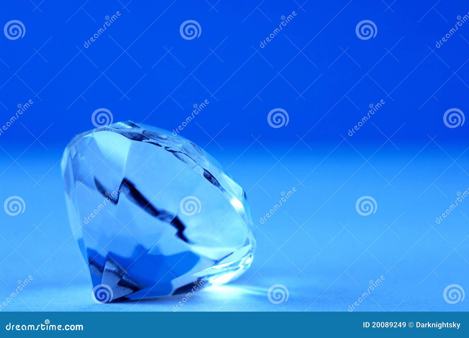 Blue Diamond stock image. Image of mineral, glass, wealth - 20089249