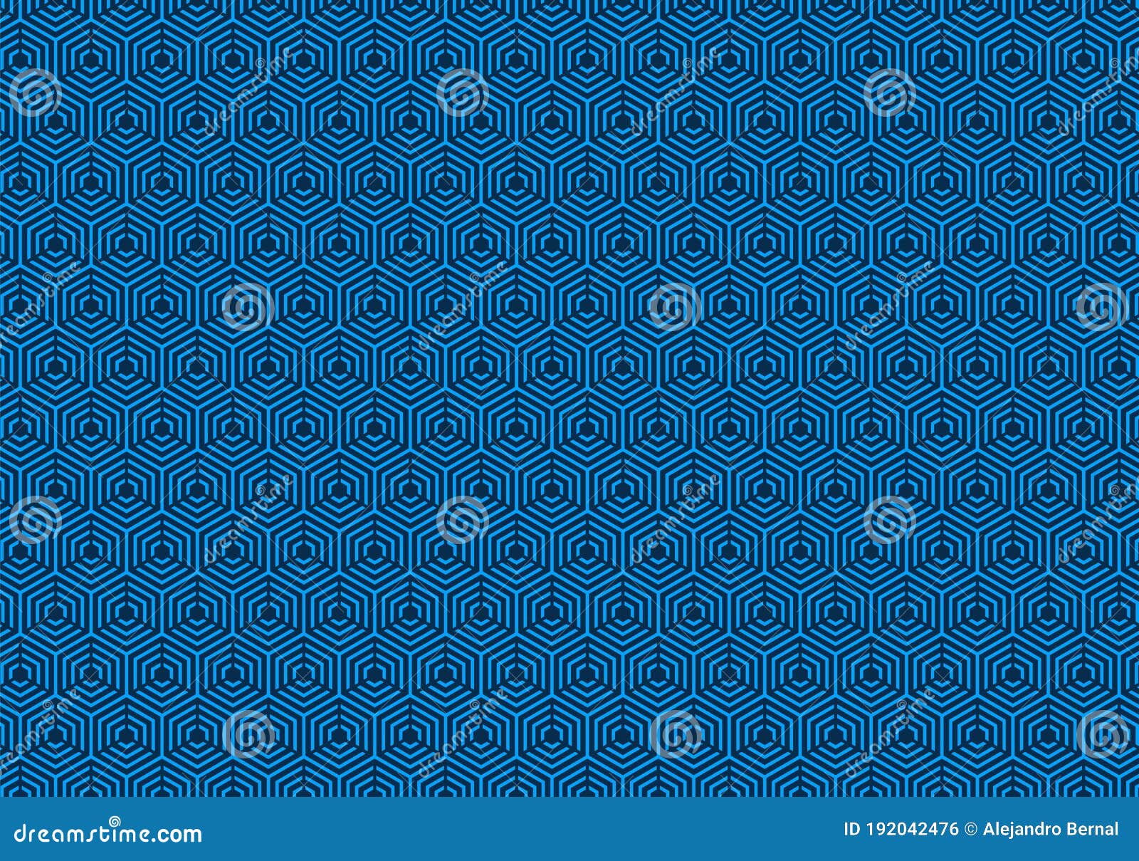 Blue Diamond Geometric Pattern Design Over a Dark Blue Background Stock ...