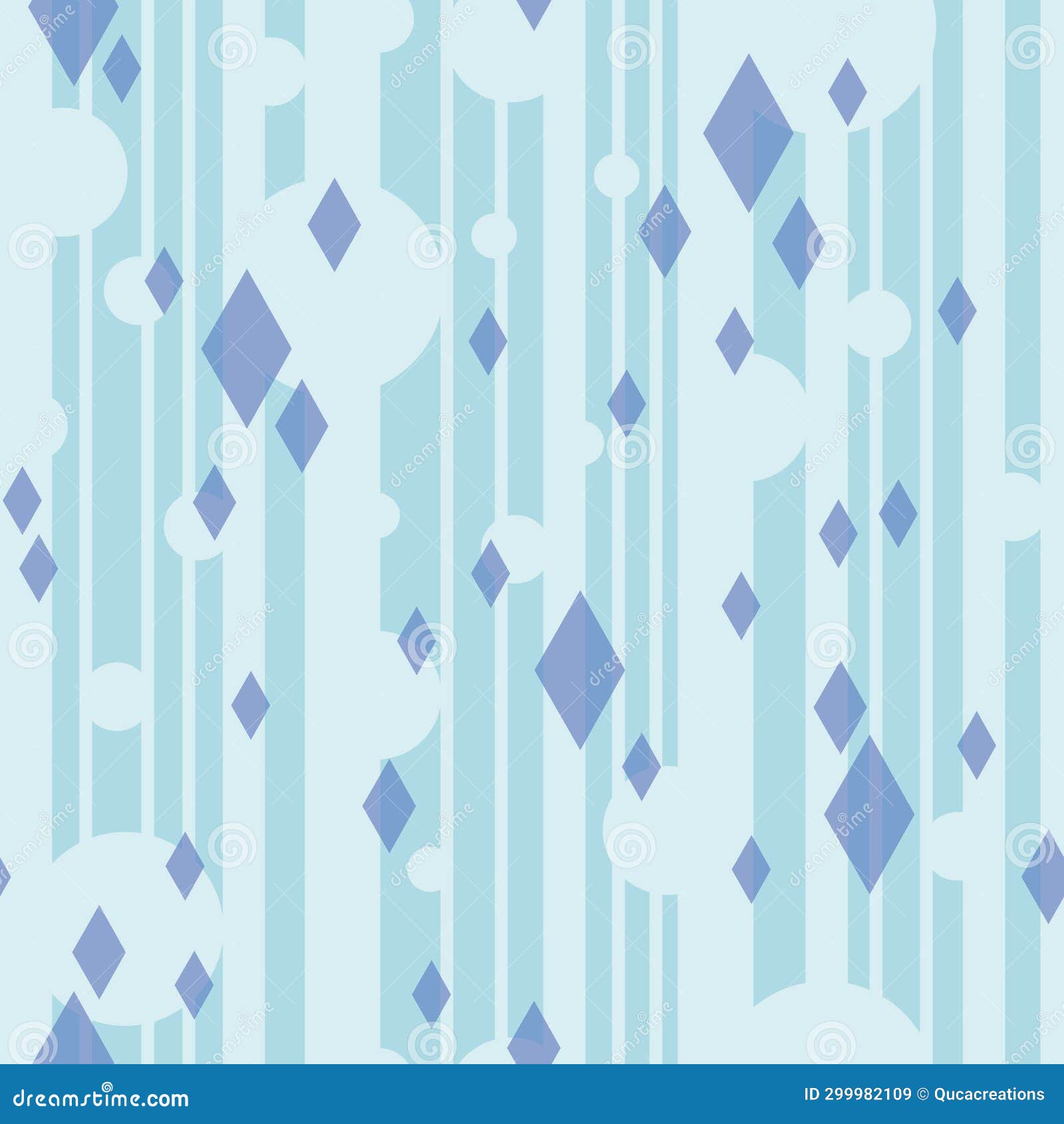 Blue Diamond Geometric Pattern Stock Vector - Illustration of ...