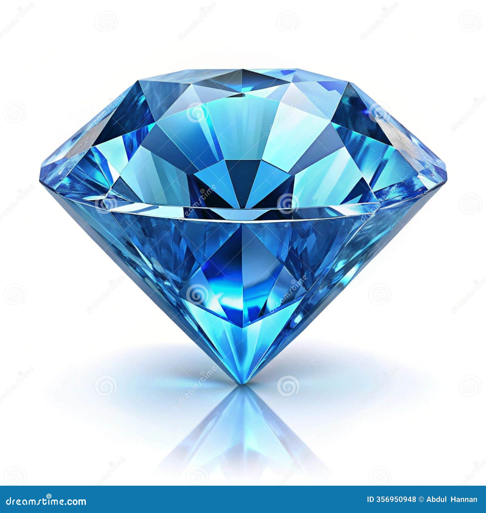 Blue diamond stock illustration. Illustration of necklace - 356950948