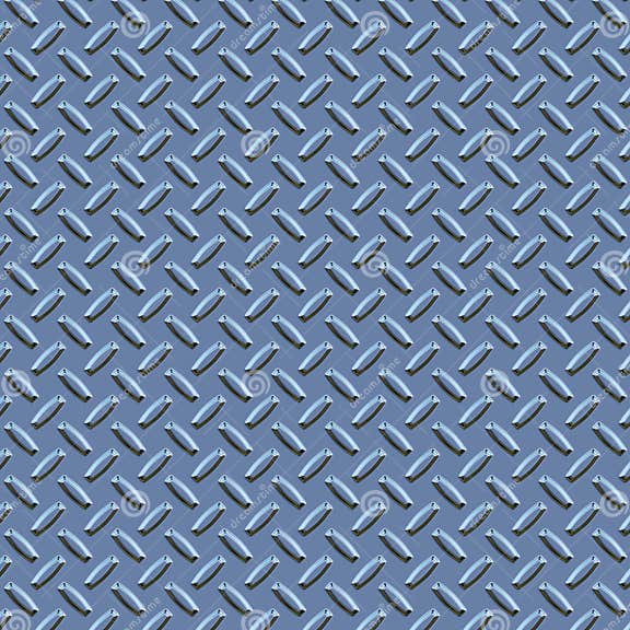 Blue diamond plate metal stock illustration. Illustration of flooring ...