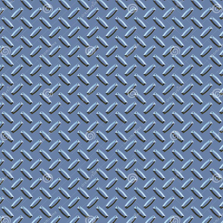 Blue diamond plate metal stock illustration. Illustration of flooring ...