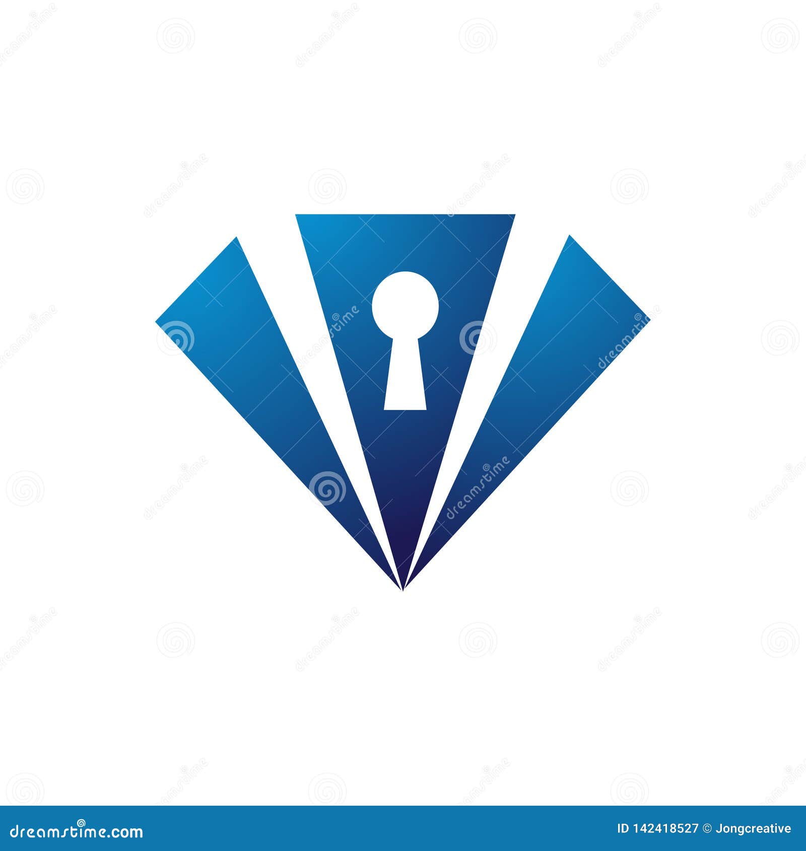 Blue Diamond Sapphire Security System Luxury Logo Stock Vector ...