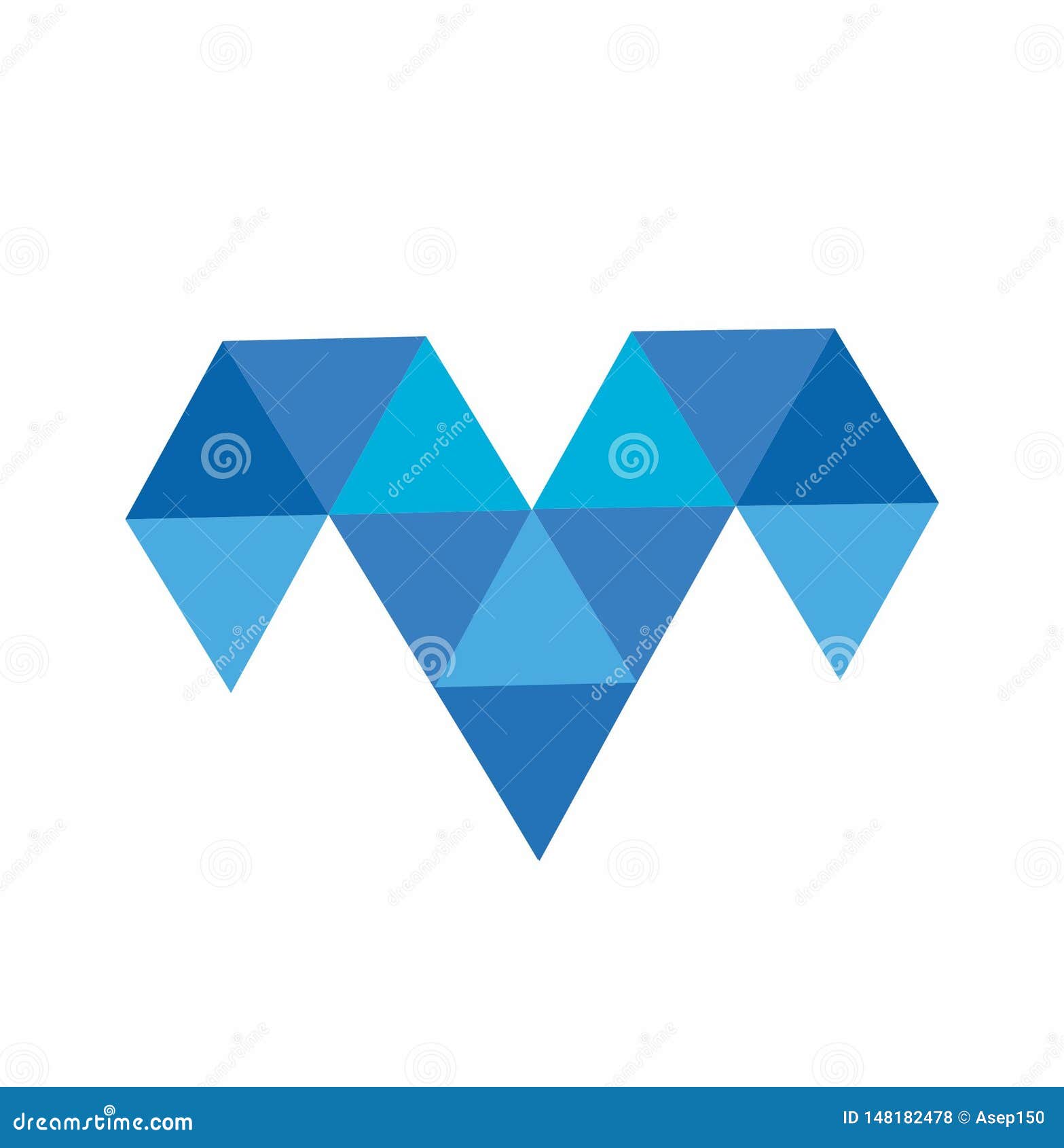 Blue Diamond Vector Illustration and Logo Stock Vector - Illustration ...