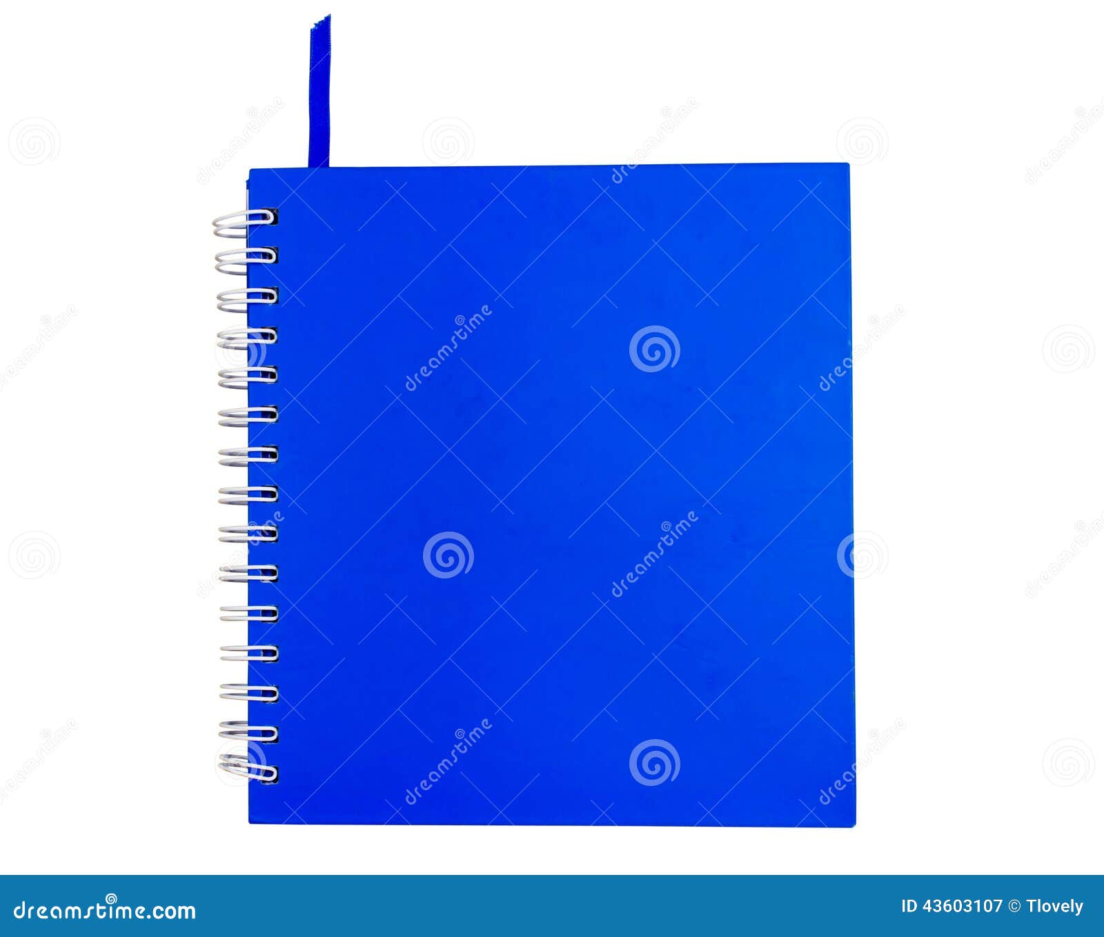 Blue Diary Book Isolated Background Stock Image - Image of meeting ...