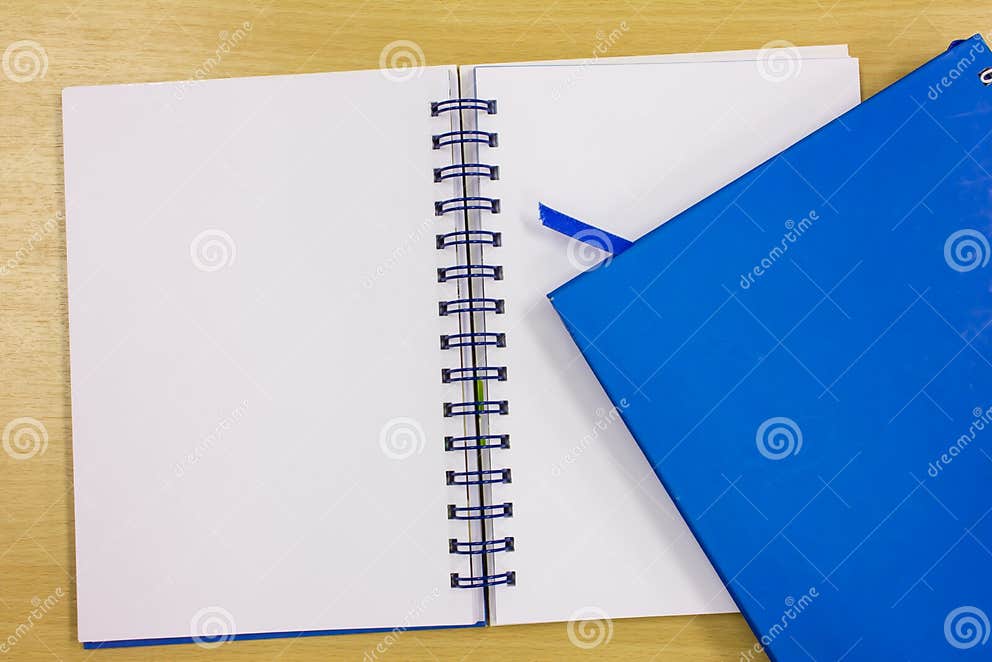 Blue diary book stock photo. Image of meeting, drawing - 33377198