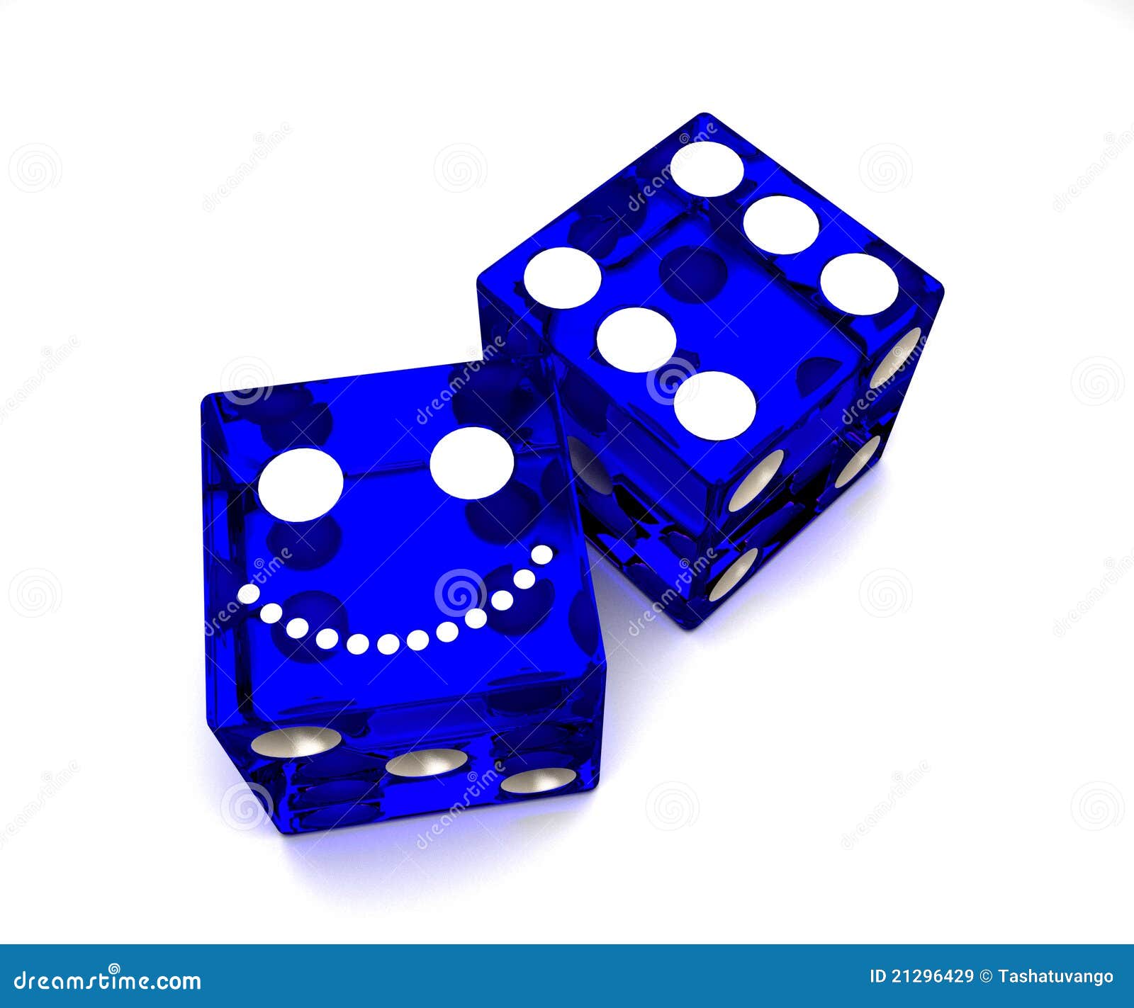 Blue dice stock illustration. Illustration of dots, fortune - 21296429