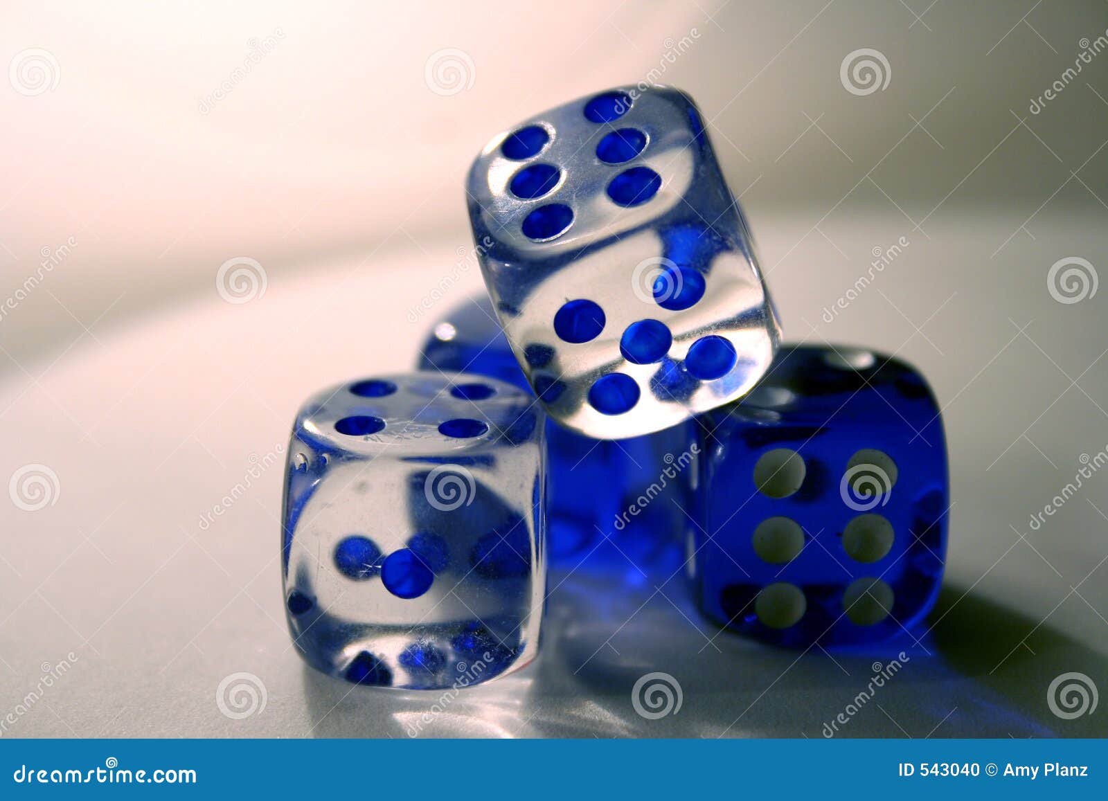 Blue dice stock photo. Image of gamble, dice, count, game - 543040