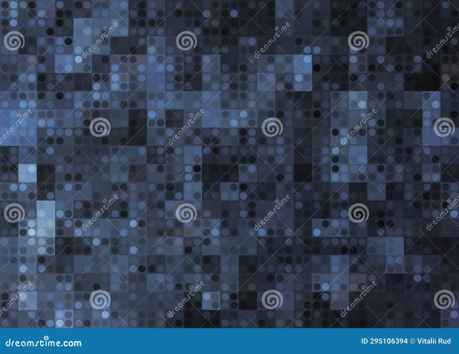 Blue Digital Abstract Pixel Vector Background Stock Vector ...