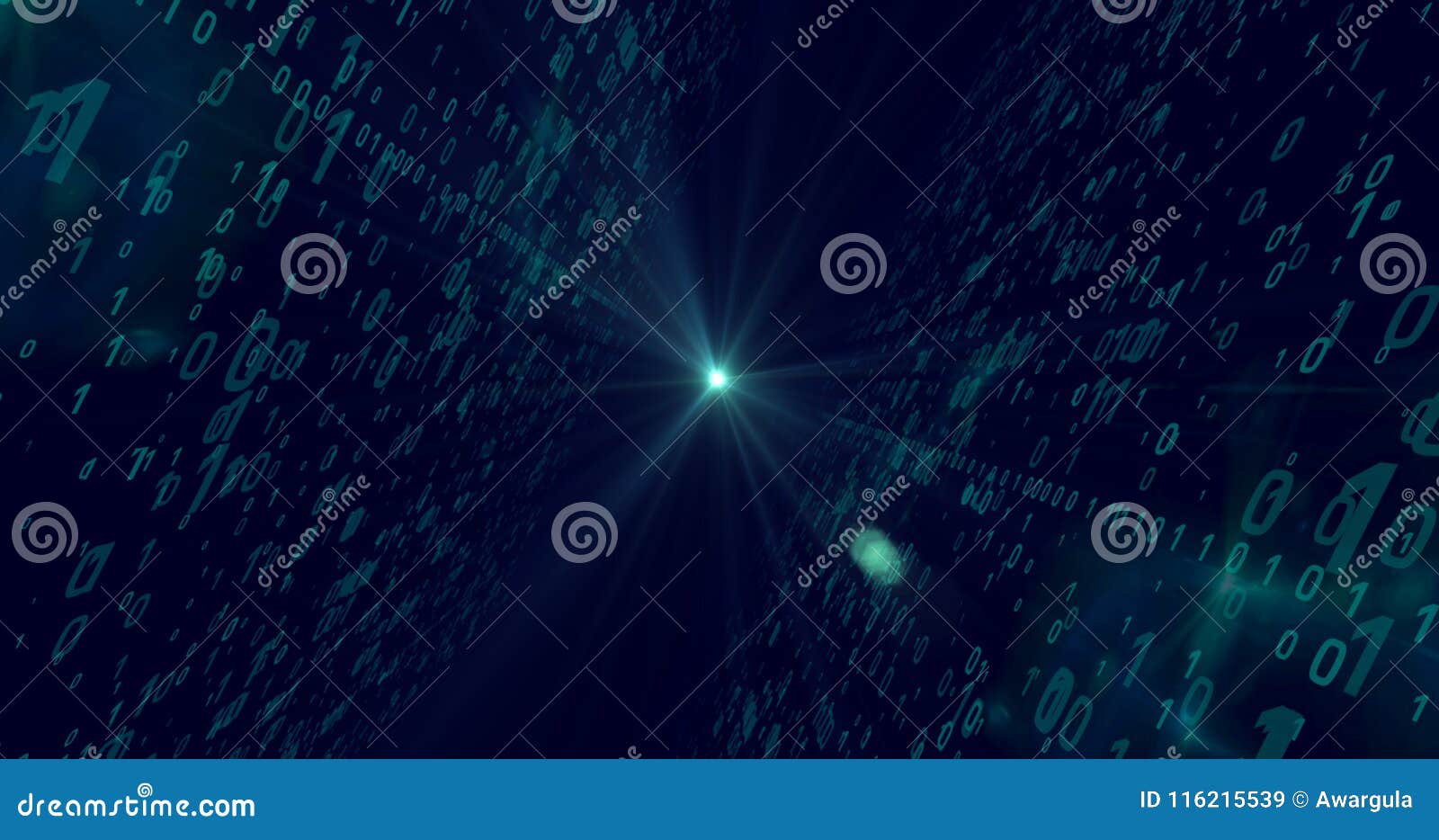 Blue digital background stock illustration. Illustration of digital ...