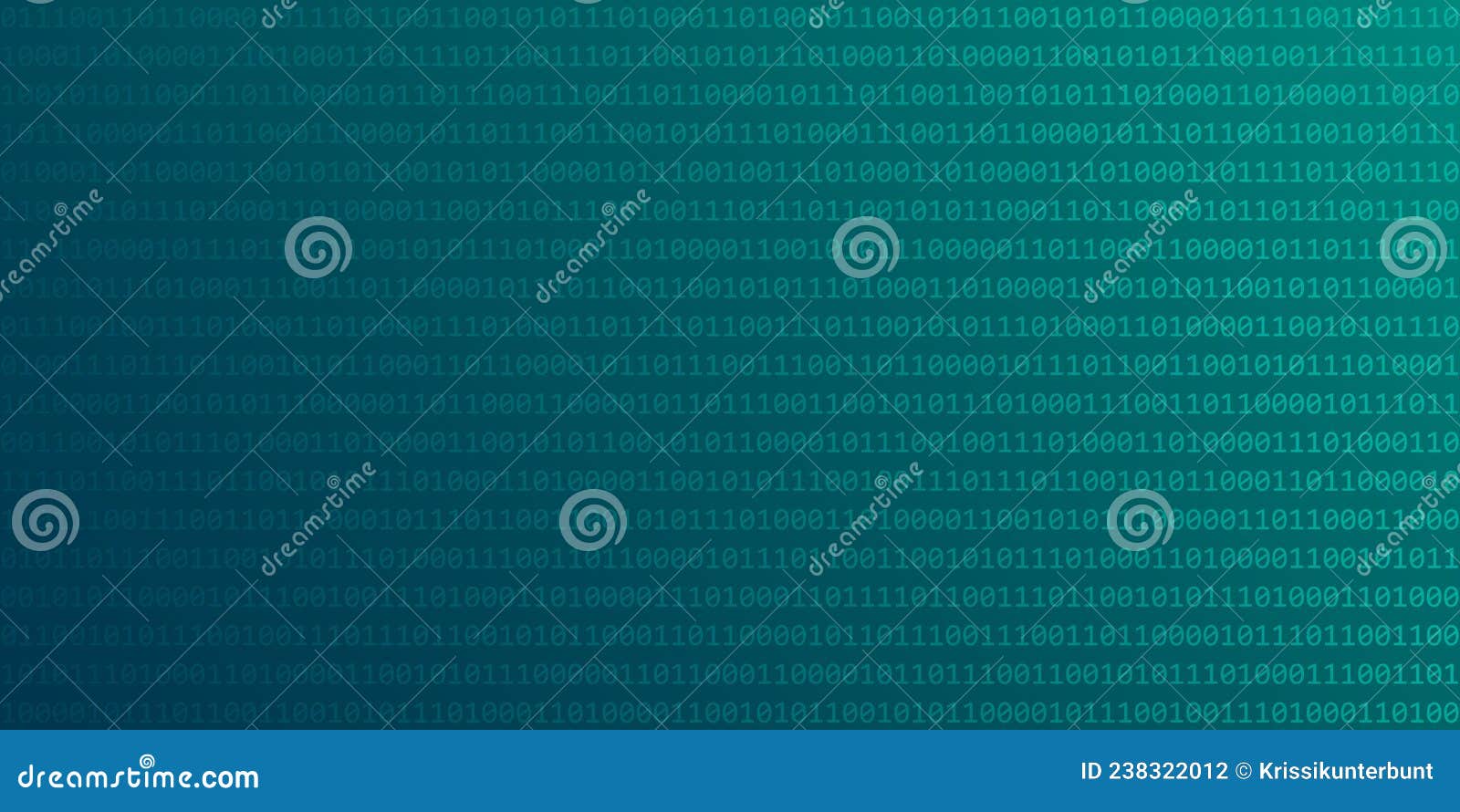 Blue Digital Binary Code Web Technology Background Stock Vector ...