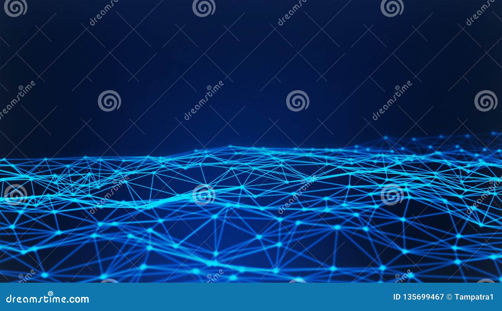 Blue Digital Data and Network Connection Triangle Lines and Spheres in ... Blue Digital Data and Network Connection Triangle Lines and Spheres in ...