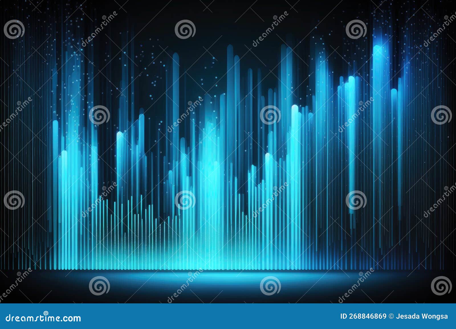 Blue Digital Data Network Line Infrastructure Concept Background for ...
