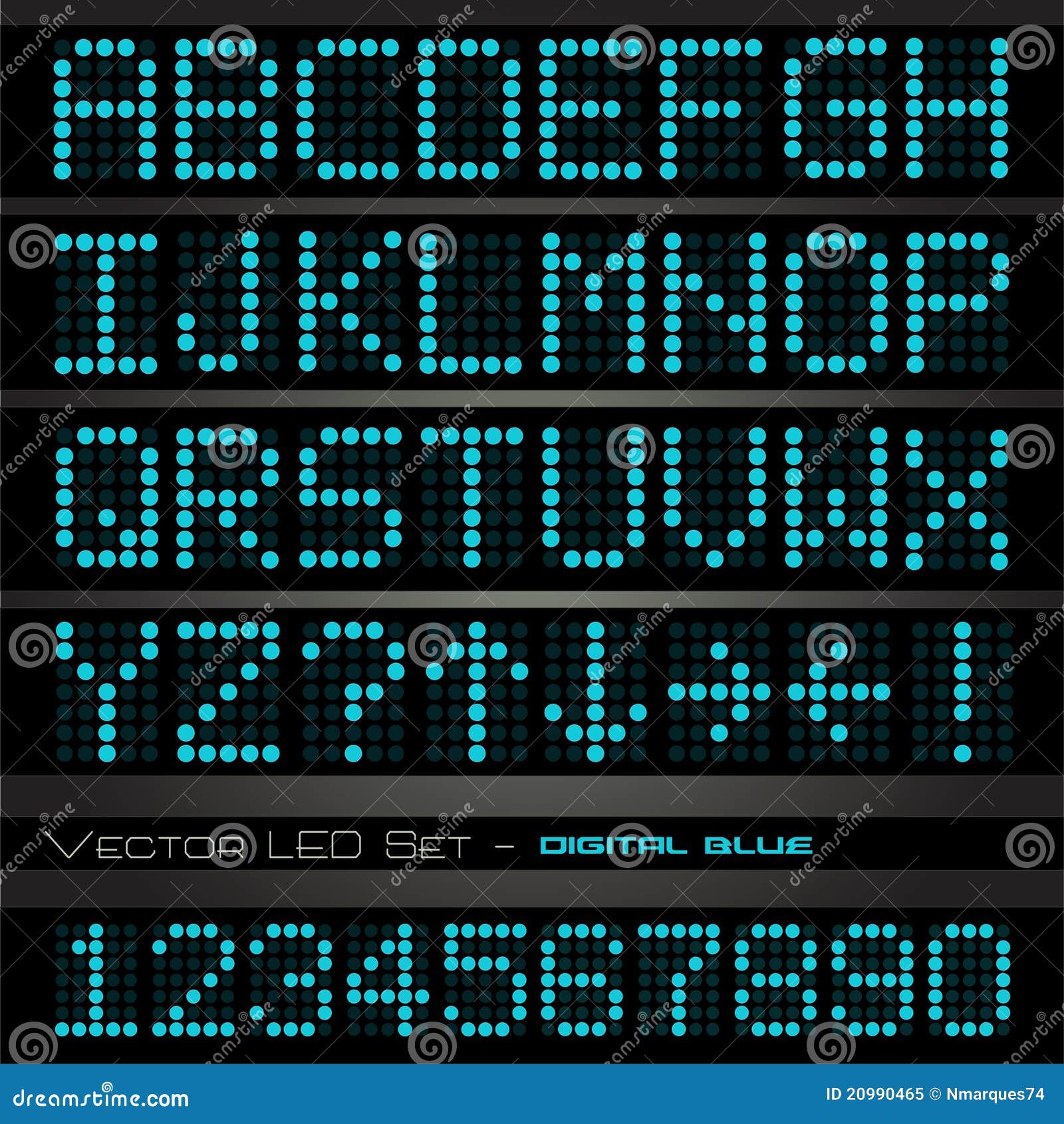 Blue Digital Font stock vector. Illustration of light - 20990465 Blue Digital Font stock vector. Illustration of light - 20990465